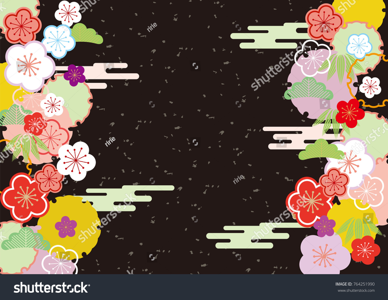 Japanese Style Pattern Stock Vector (Royalty Free) 764251990 | Shutterstock