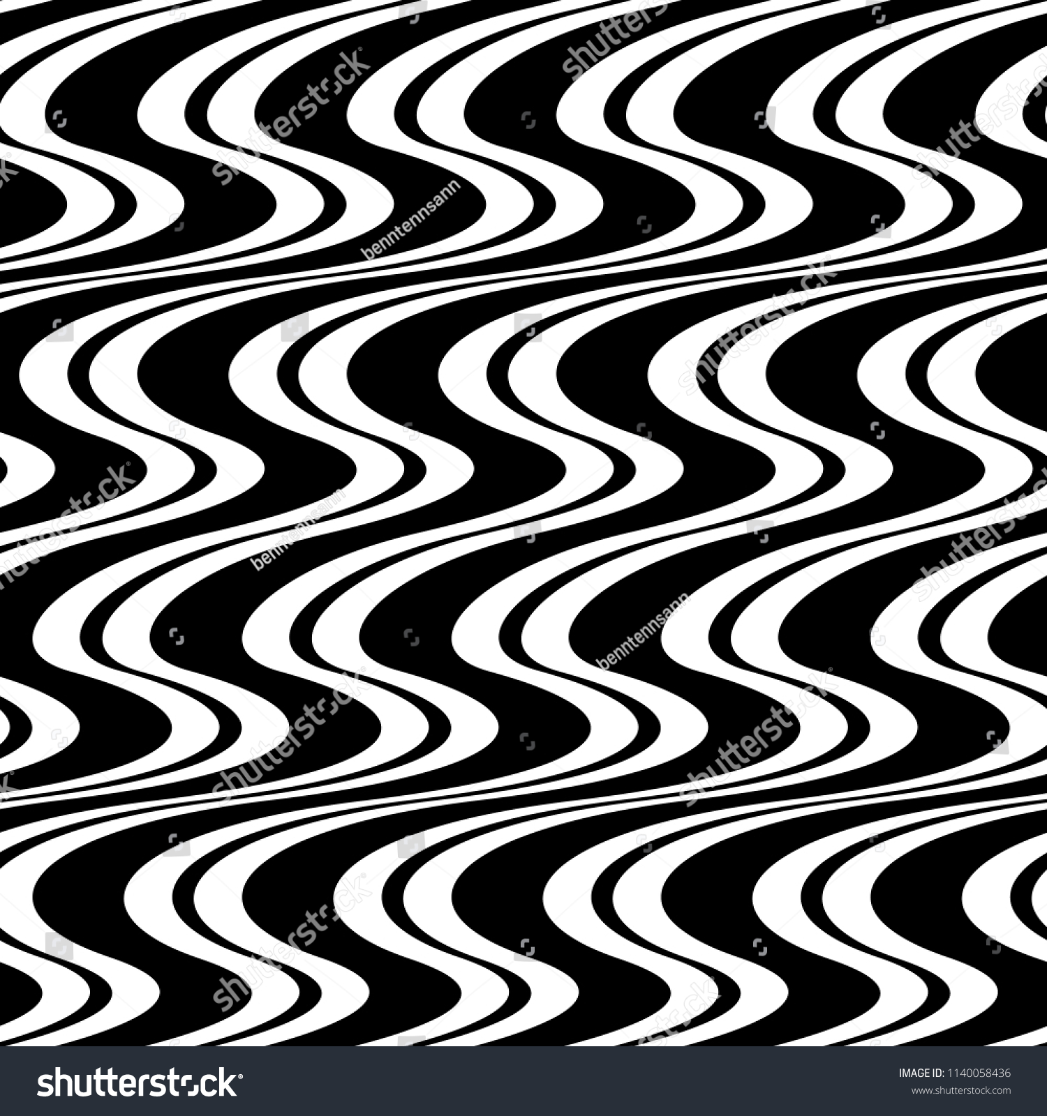 Japanese Style Ripple Pattern Stock Vector (Royalty Free) 1140058436 ...