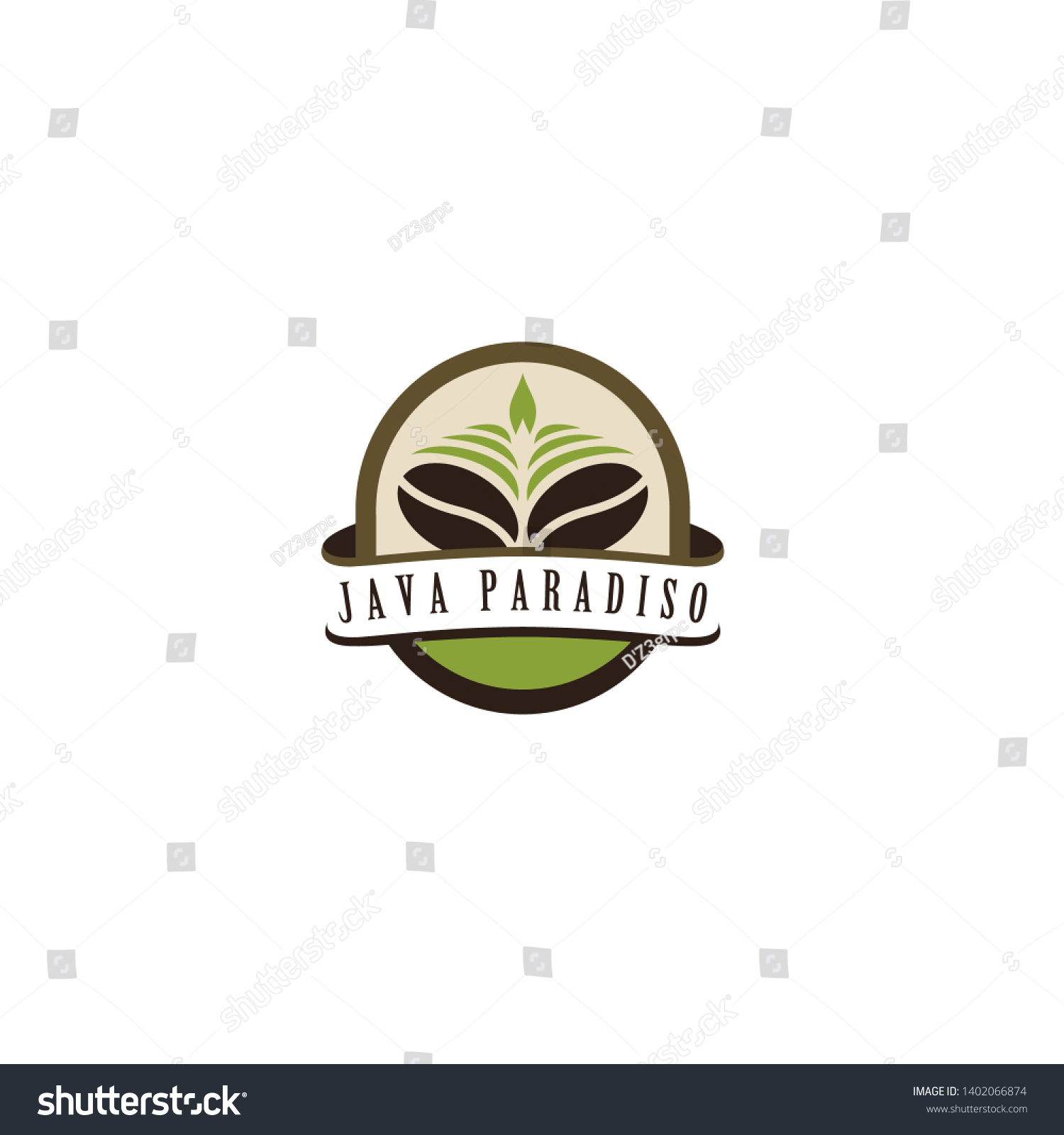 Java Coffee Logo Template Design Vector: vector de stock (libre de ...