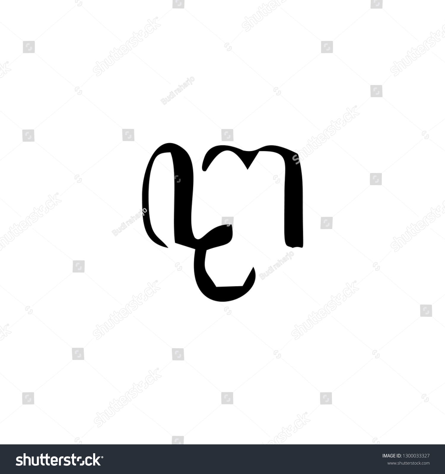 Javanese Alphabet Script Logo Vector Letter Stock Vector (Royalty Free ...