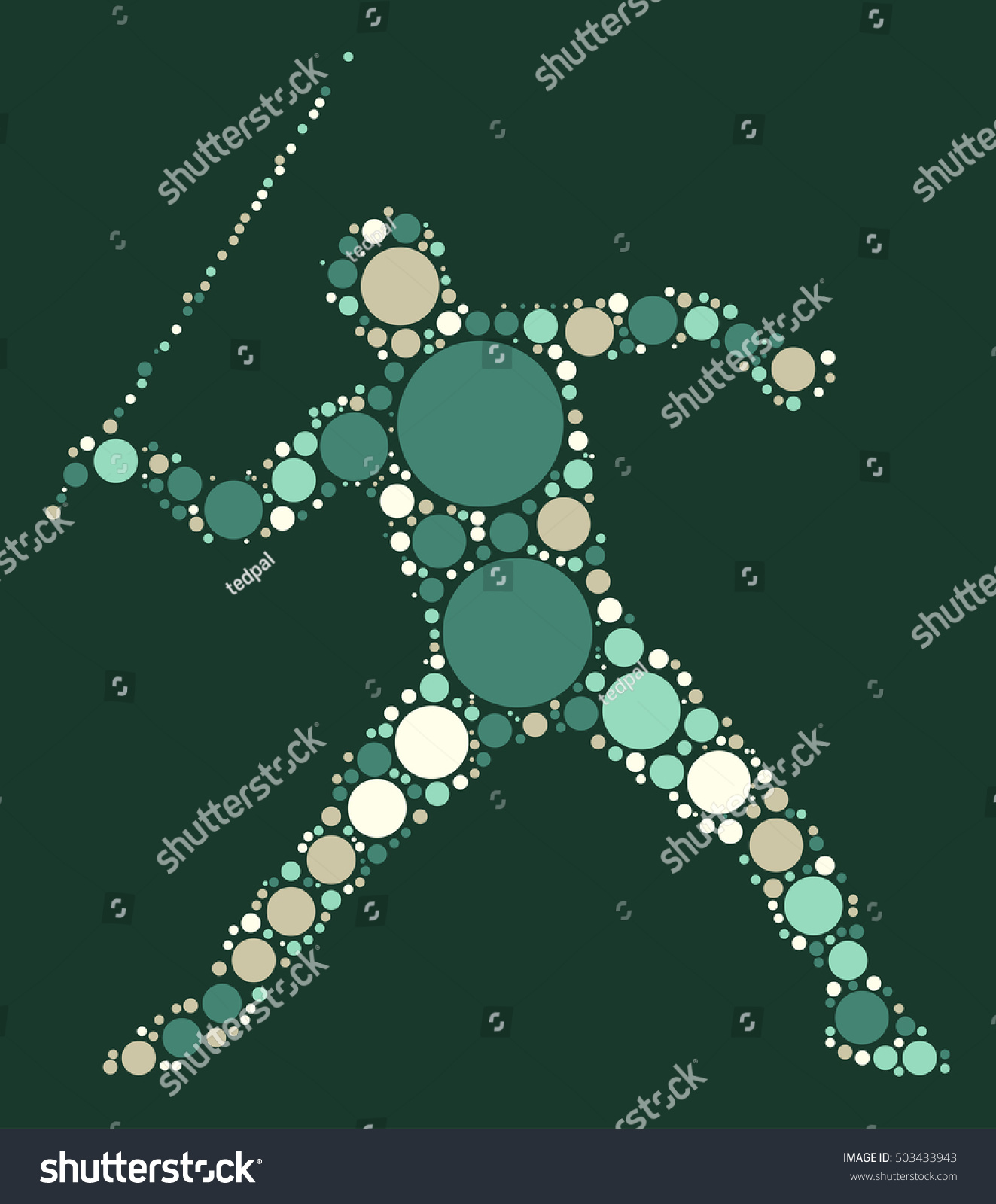 Javelin Shape Vector Design By Color: vector de stock (libre de ...