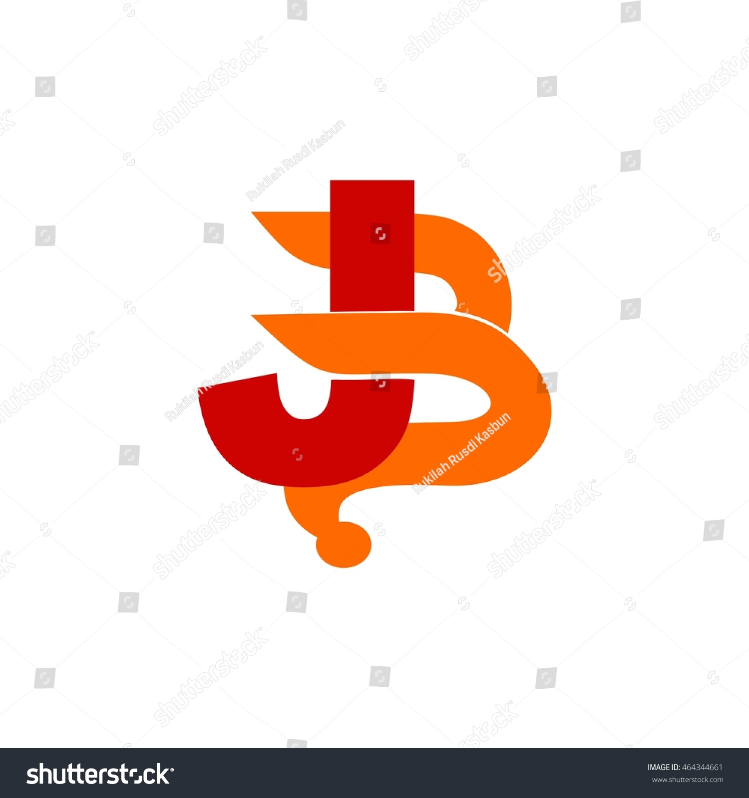 Jb Letter Vector Logo Stock Vector (Royalty Free) 464344661 | Shutterstock