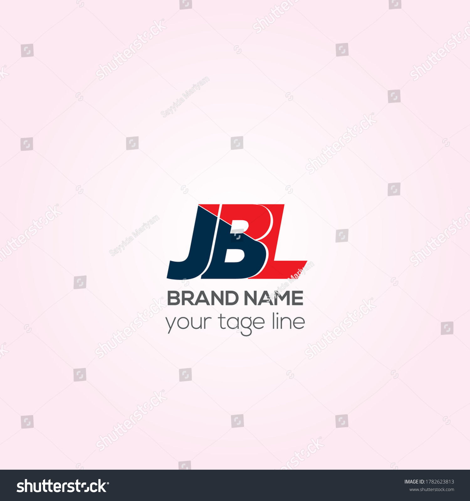 Jbl Vector Logo Design Jbl Creative Stock Vector (Royalty Free) 1782623813