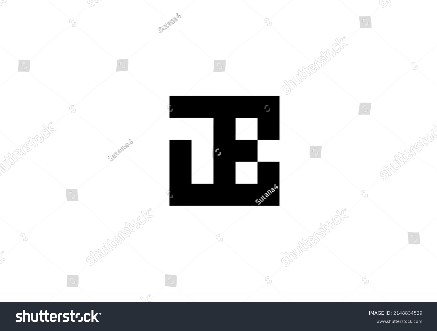 Je Ej J E Initials Letter Stock Vector (Royalty Free) 2148834529 ...