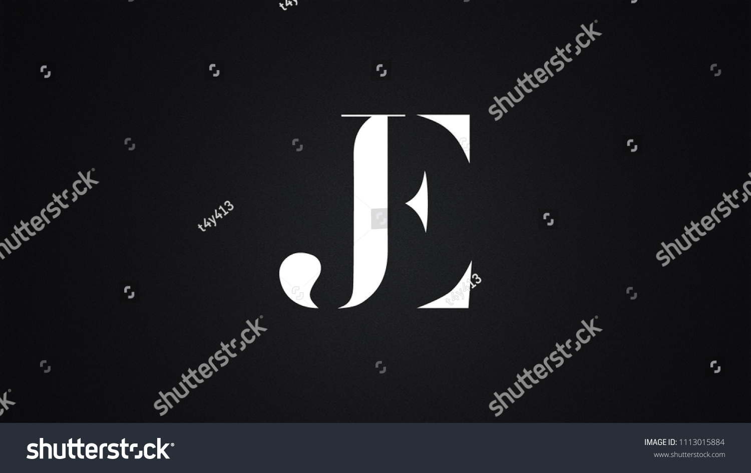 1,988 Initials je Images, Stock Photos & Vectors | Shutterstock