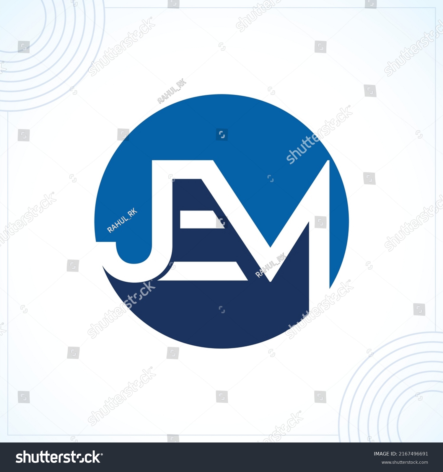 Jem Modern Creative Premium Logo Design Stock Vector (Royalty Free ...