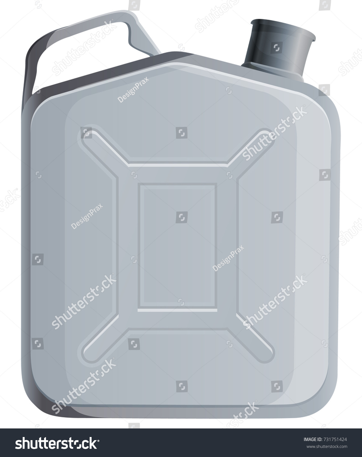 Jerrycan Illustration Stock Vector (Royalty Free) 731751424