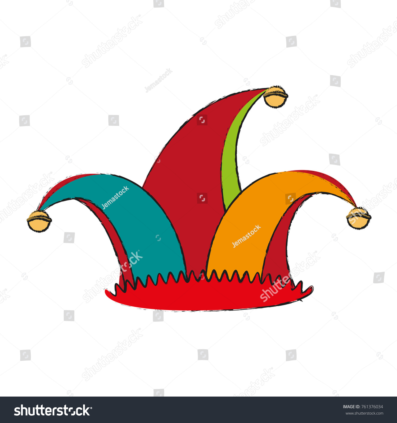 Jester Hat Symbol Stock Vector (Royalty Free) 761376034 | Shutterstock