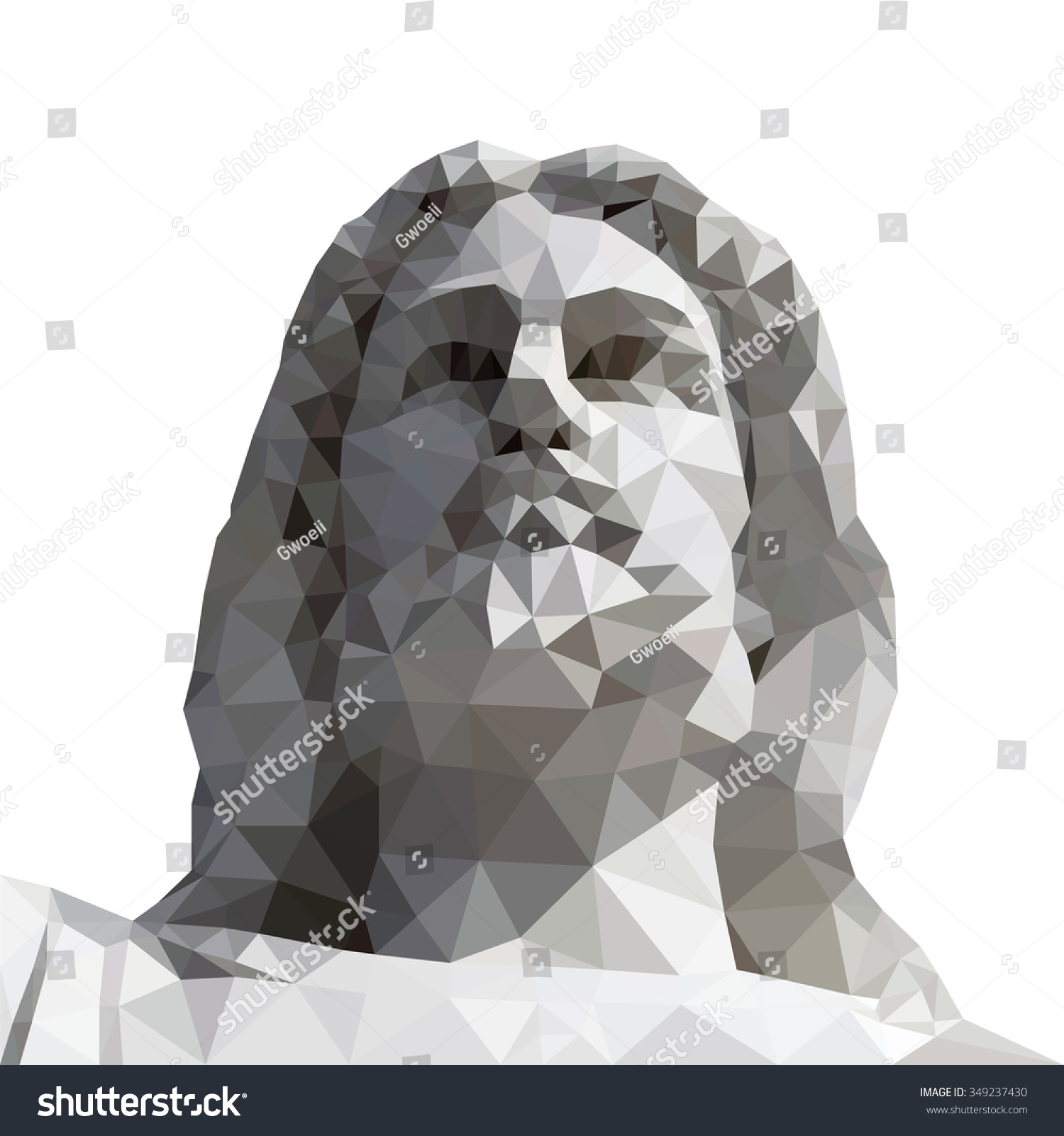 Jesus Christ Low Poly Vector Illustration: เวกเตอร์สต็อก (ปลอดค่า ... Jesus Christ Low Poly Vector Illustration: เวกเตอร์สต็อก (ปลอดค่า ...