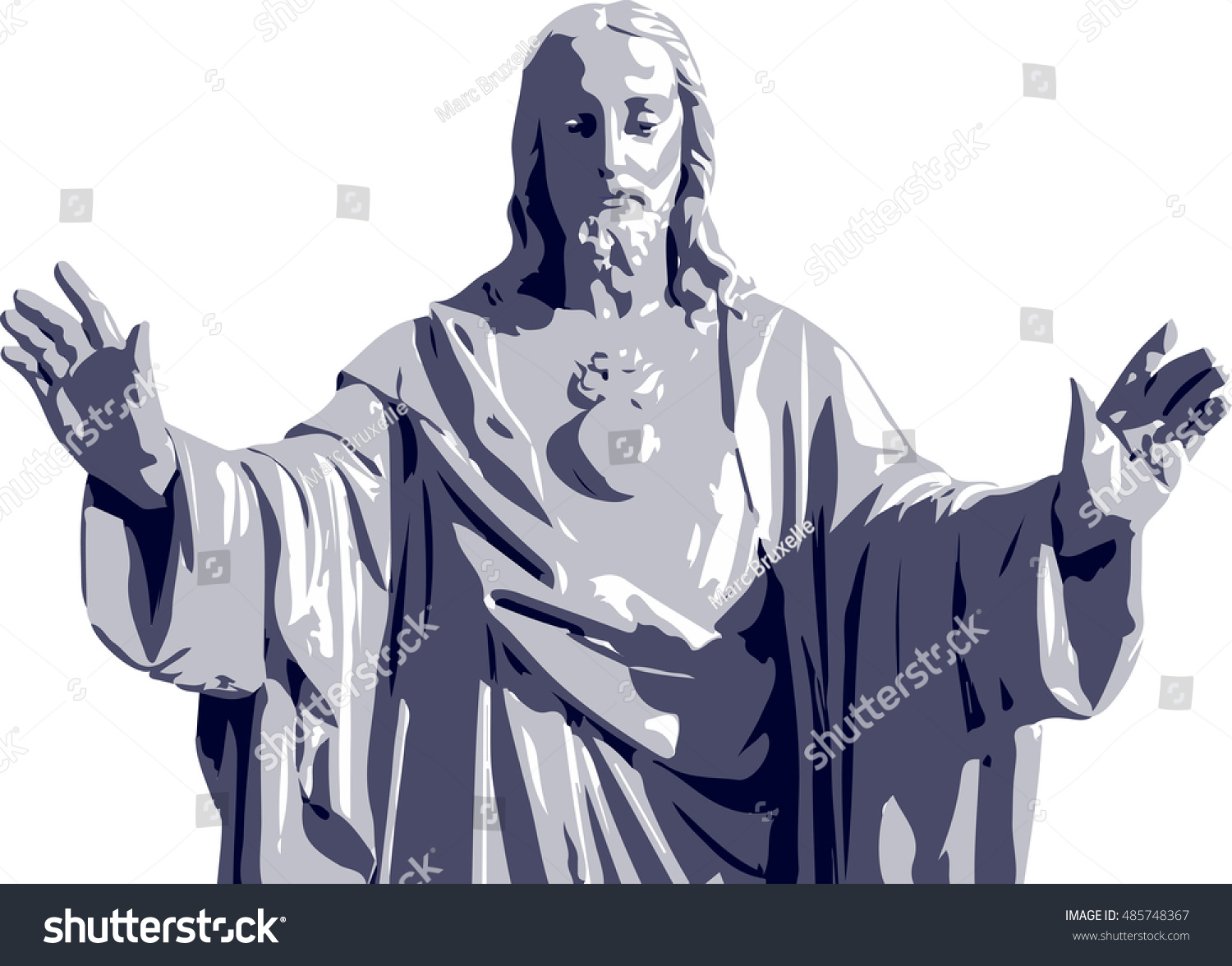 1,685 Jesus christ statue Stock Vectors, Images & Vector Art | Shutterstock