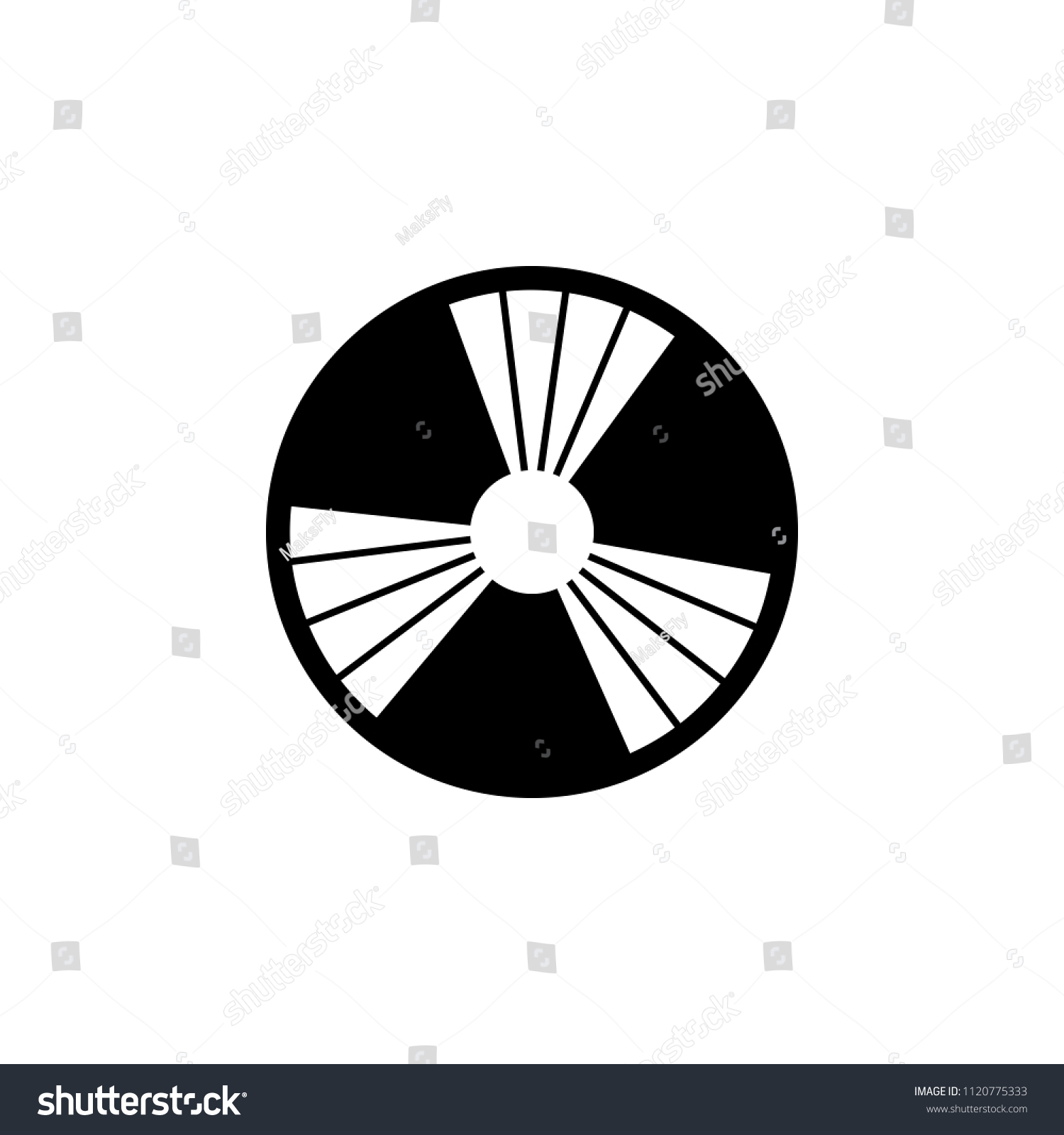Jet Engine Icon Vector Sign Design Stock Vector (Royalty Free ...