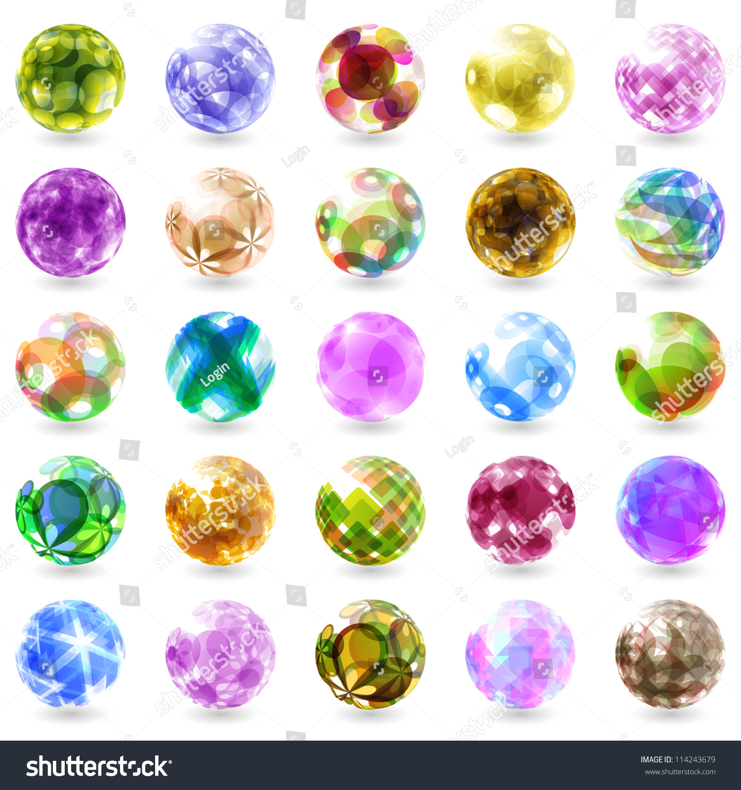 Jewel Set Vector Illustration Stock Vector (Royalty Free) 114243679