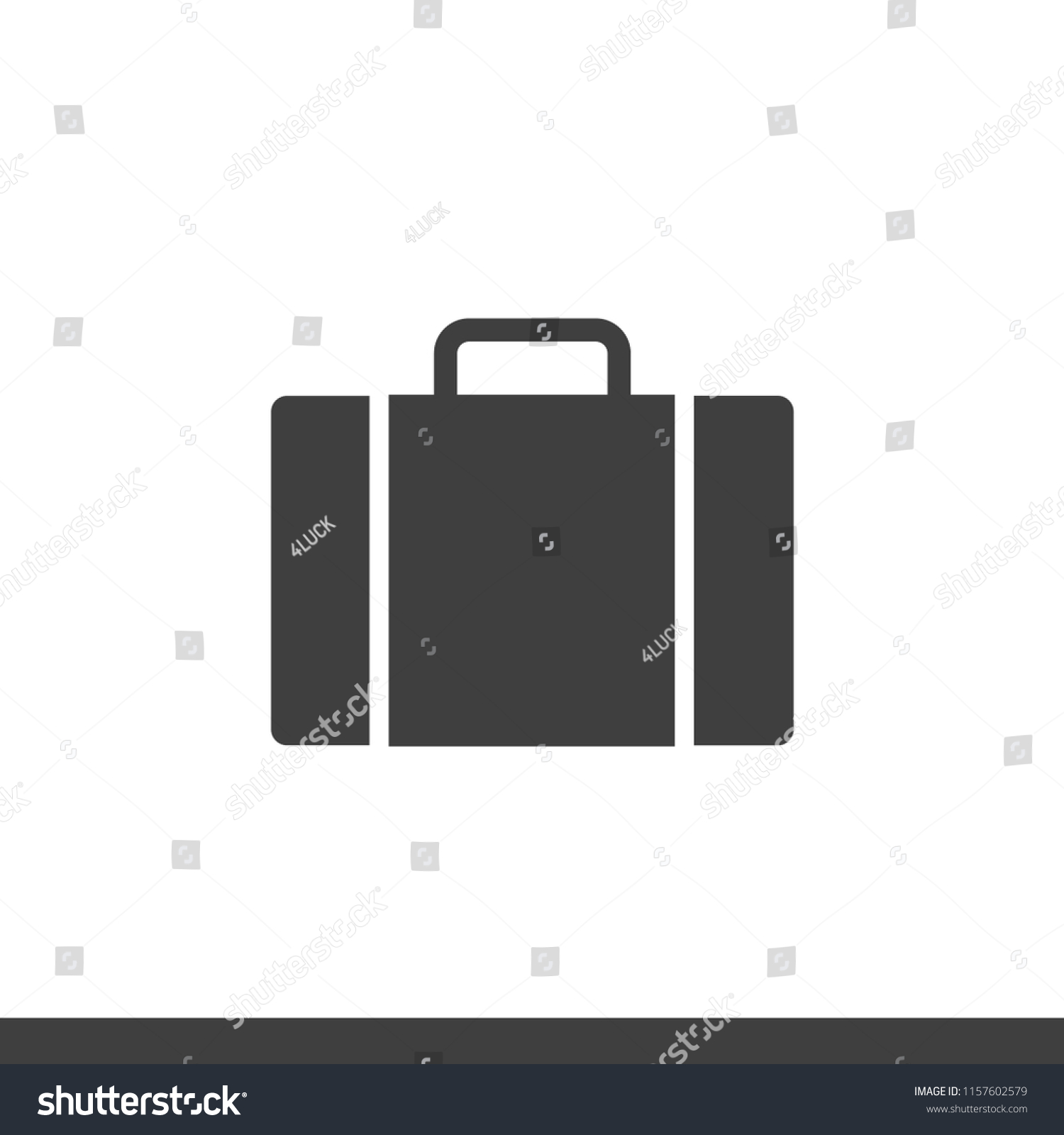 Job Bag Icon Vector Image Stock Vector (Royalty Free) 1157602579 ...