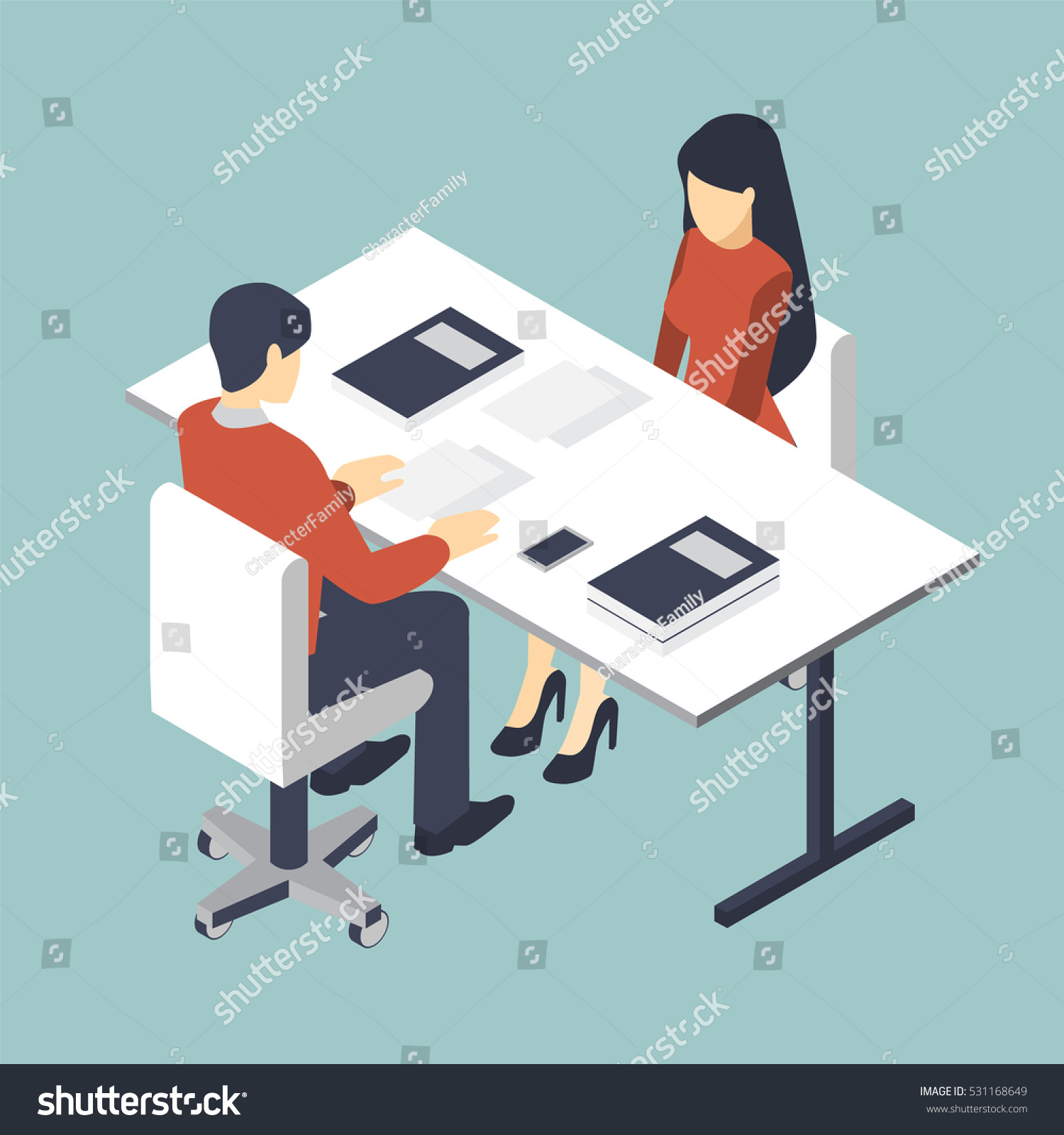 3,810 Isometric interview Stock Vectors, Images & Vector Art | Shutterstock