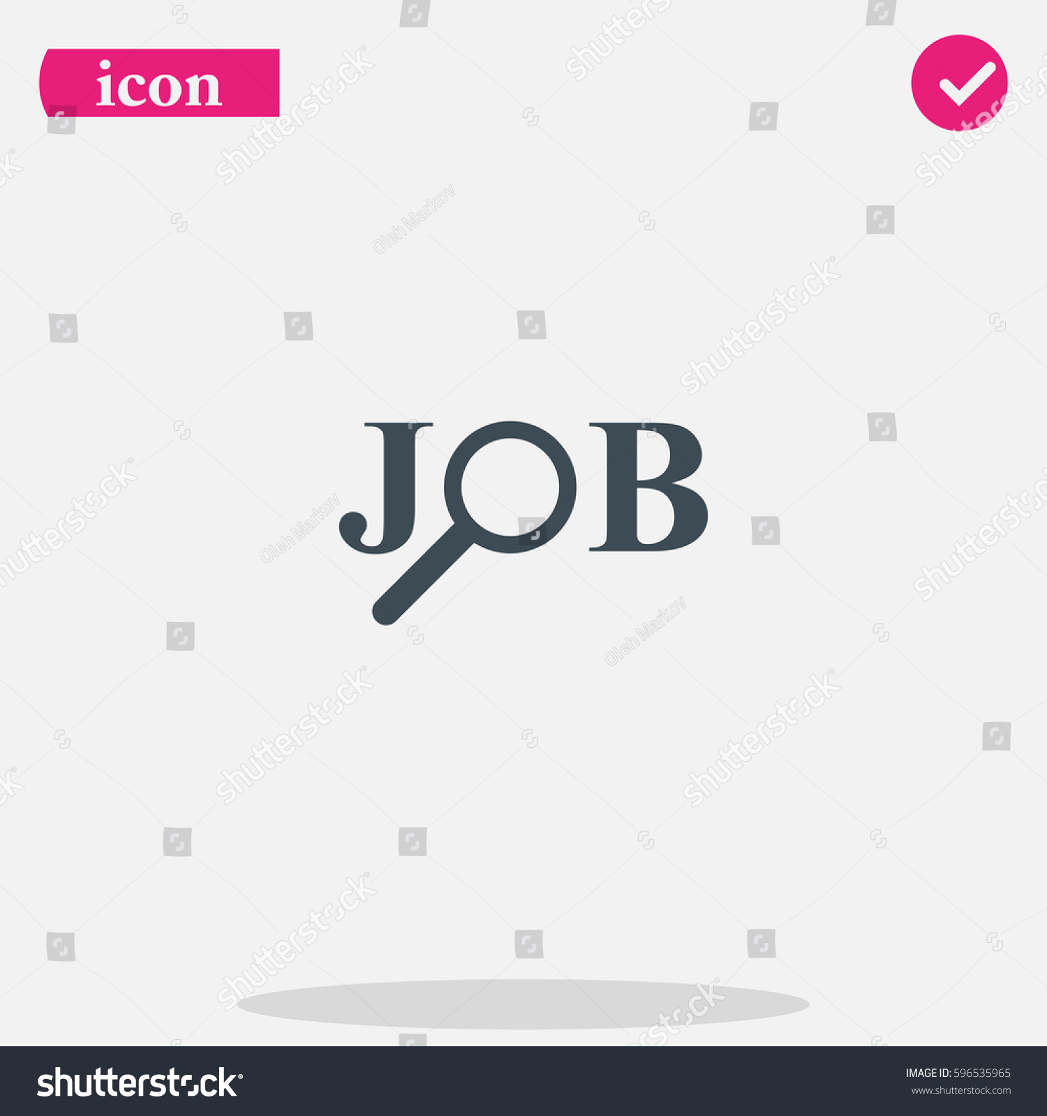Job Search Logo Stock Vector (Royalty Free) 596535965 | Shutterstock