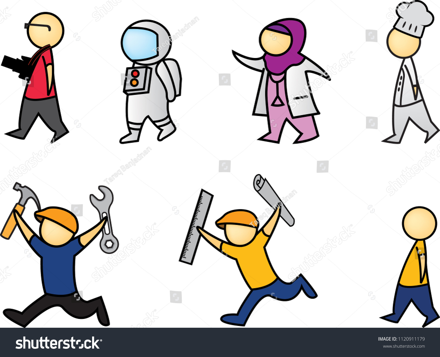 Job Seeking Characters Stock Vector (Royalty Free) 1120911179