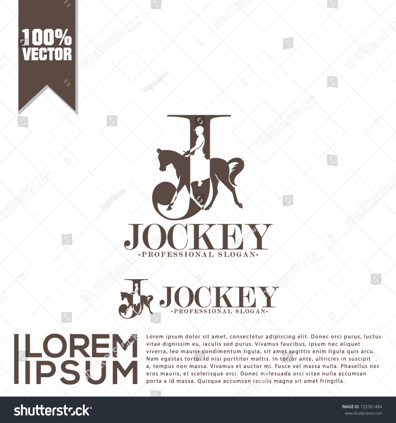 Jockey Logo Vector Stock Vector (Royalty Free) 725301484 | Shutterstock