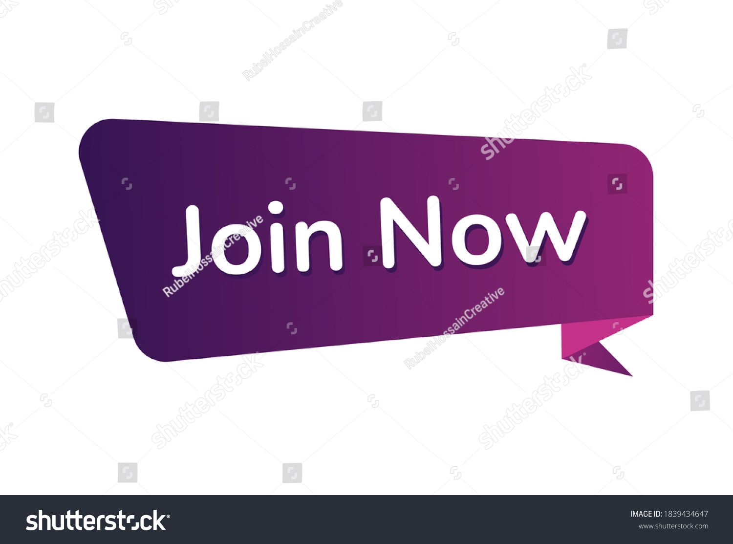 Join Now Image Vector Join Now Stock Vector (Royalty Free) 1839434647 ...