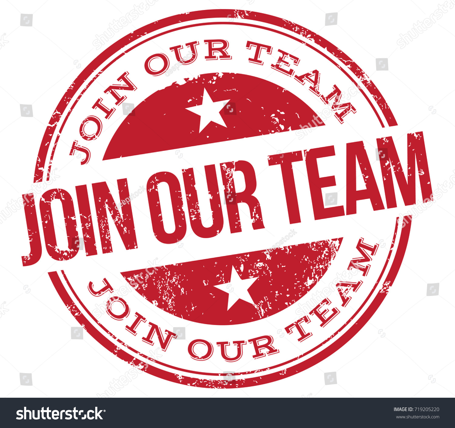 Join Our Team Stamp Stock Vector (Royalty Free) 719205220 | Shutterstock