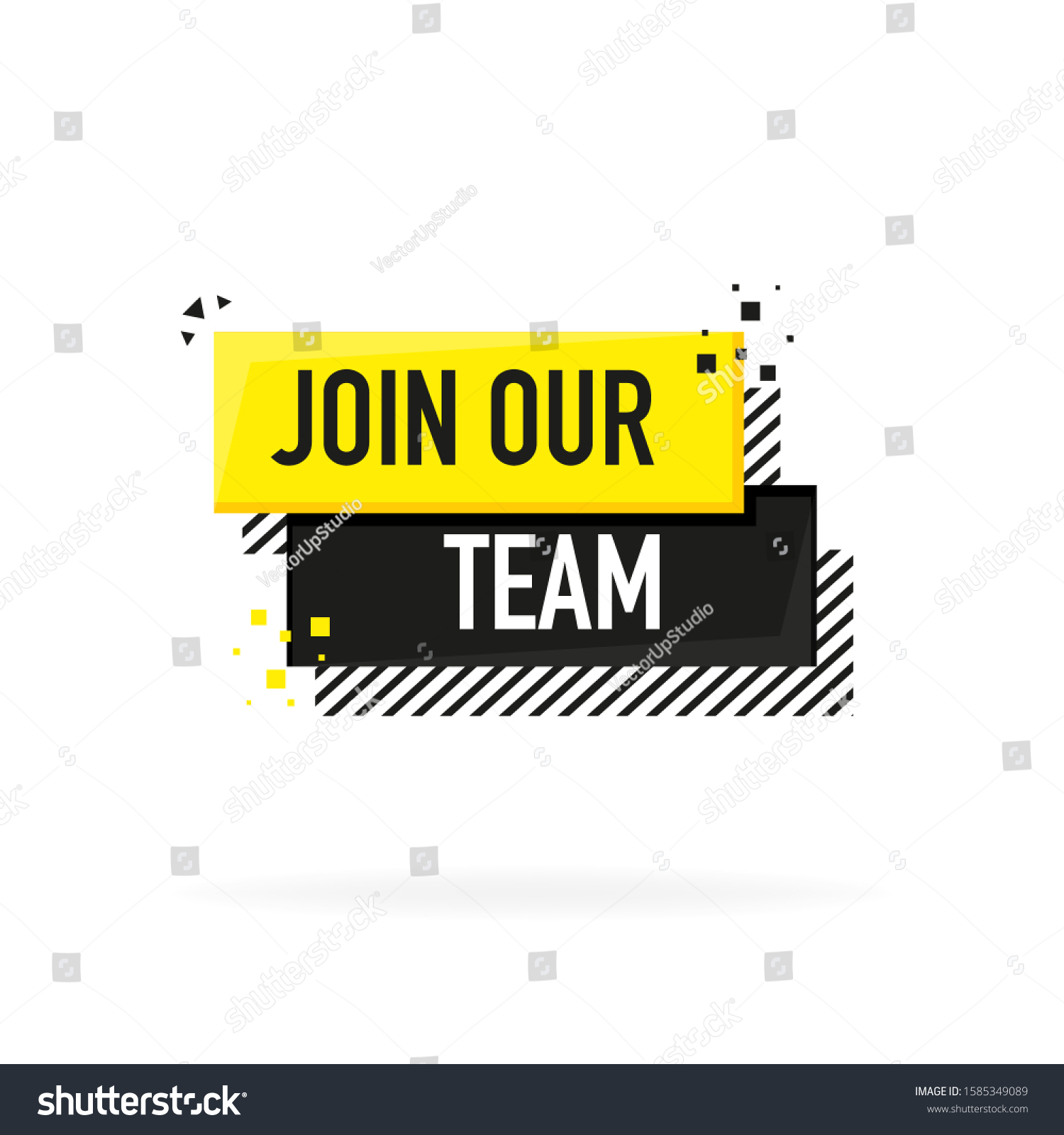 Join Our Team Vector Flat Illustration Stock Vector (Royalty Free ...