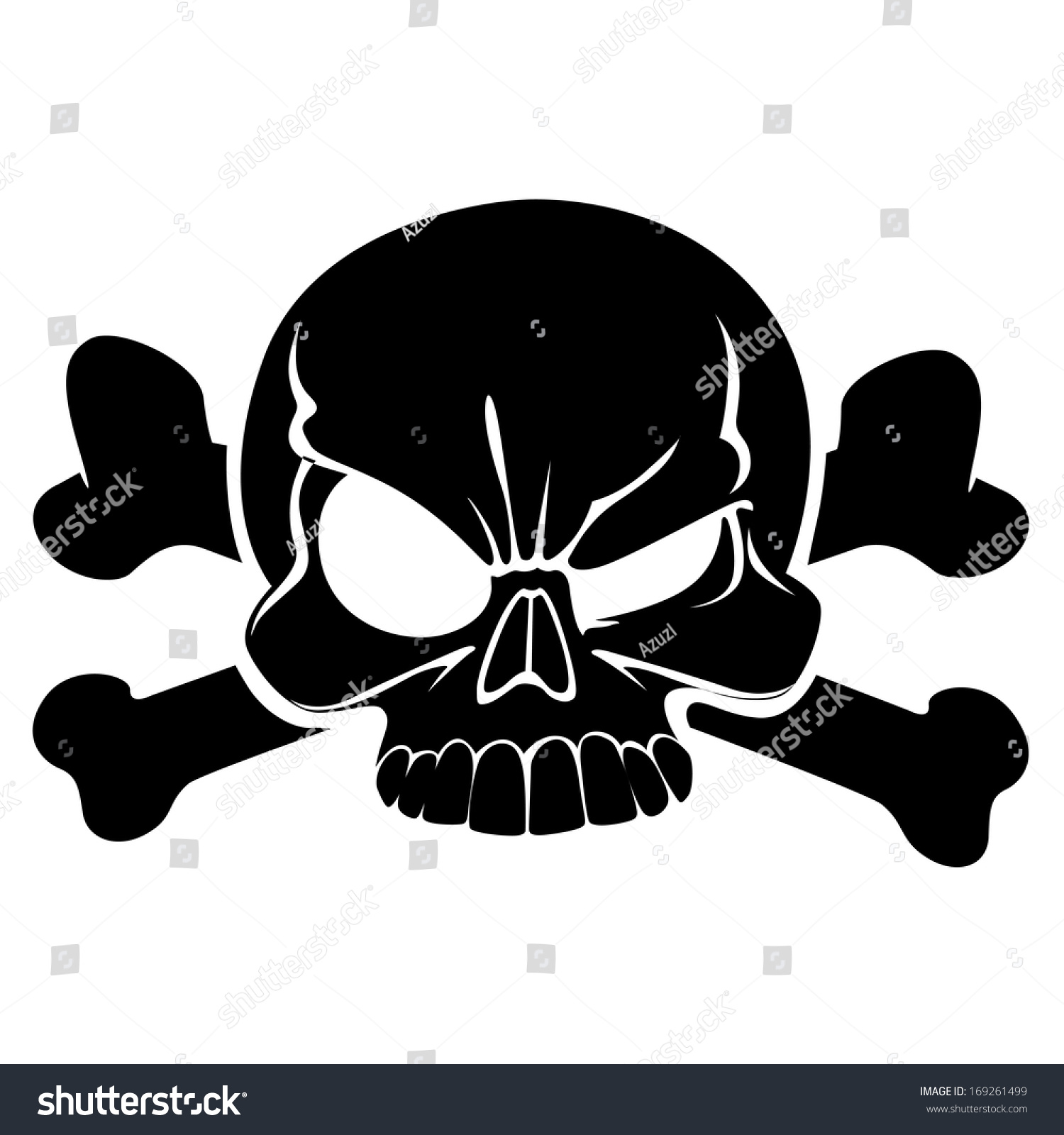 Jolly Roger Stock Vector (Royalty Free) 169261499