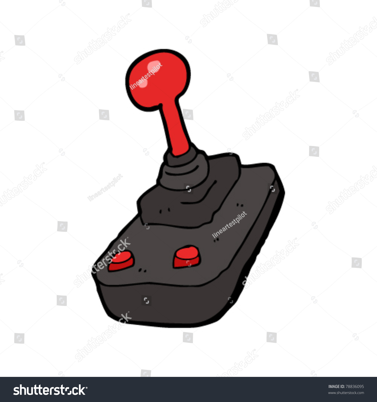 Joystick Cartoon Stock Vector (Royalty Free) 78836095