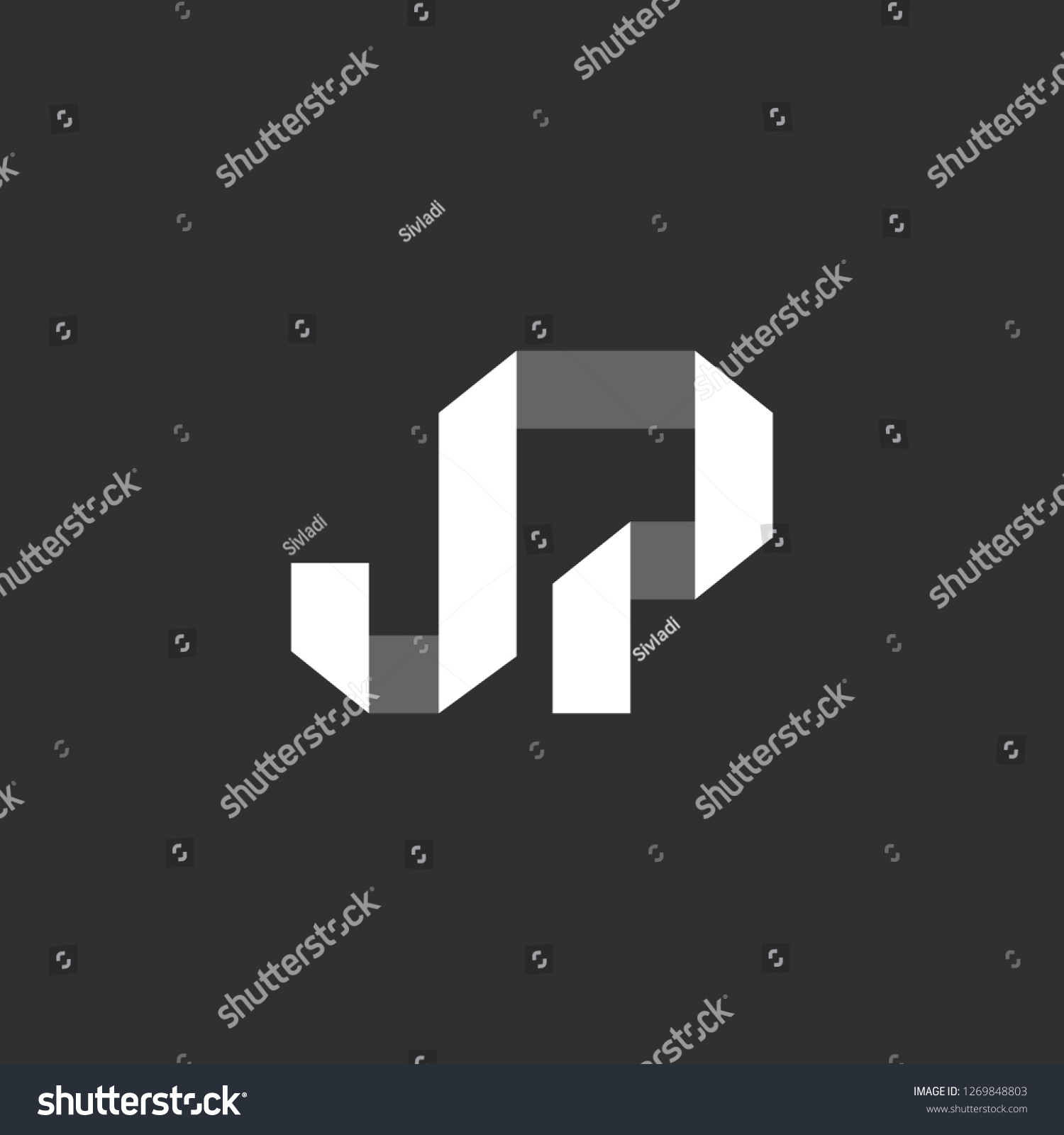 Jp Logo Vector Illustration: vector de stock (libre de regalías ...