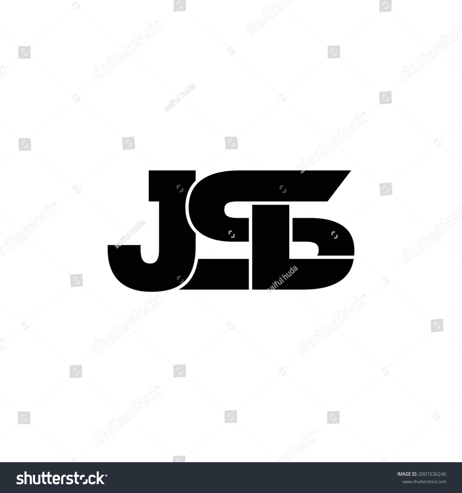 Jsl Letter Monogram Logo Design Vector Stock Vector (Royalty Free ...