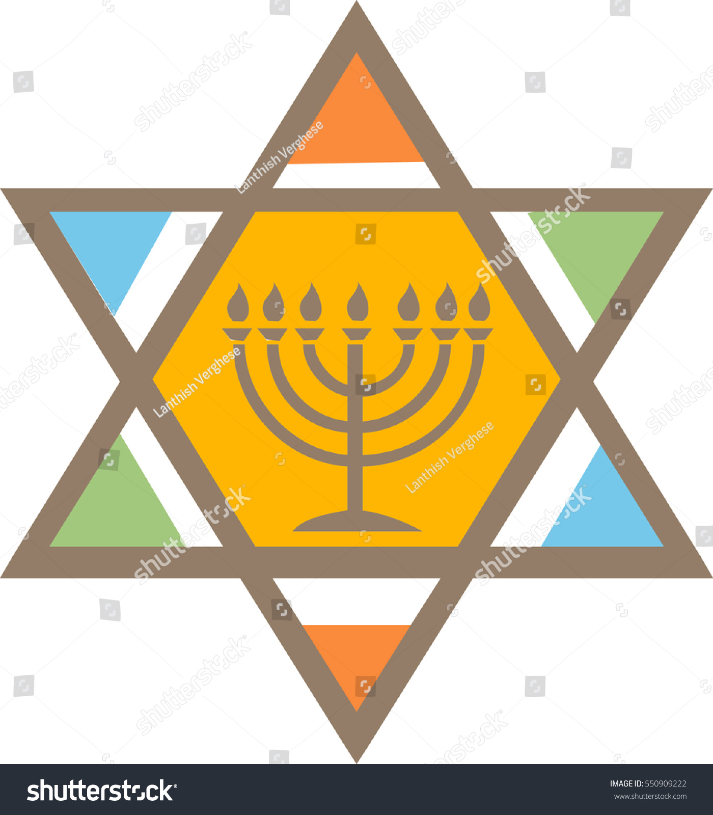Judaism Symbol Stock Vector (Royalty Free) 550909222 | Shutterstock