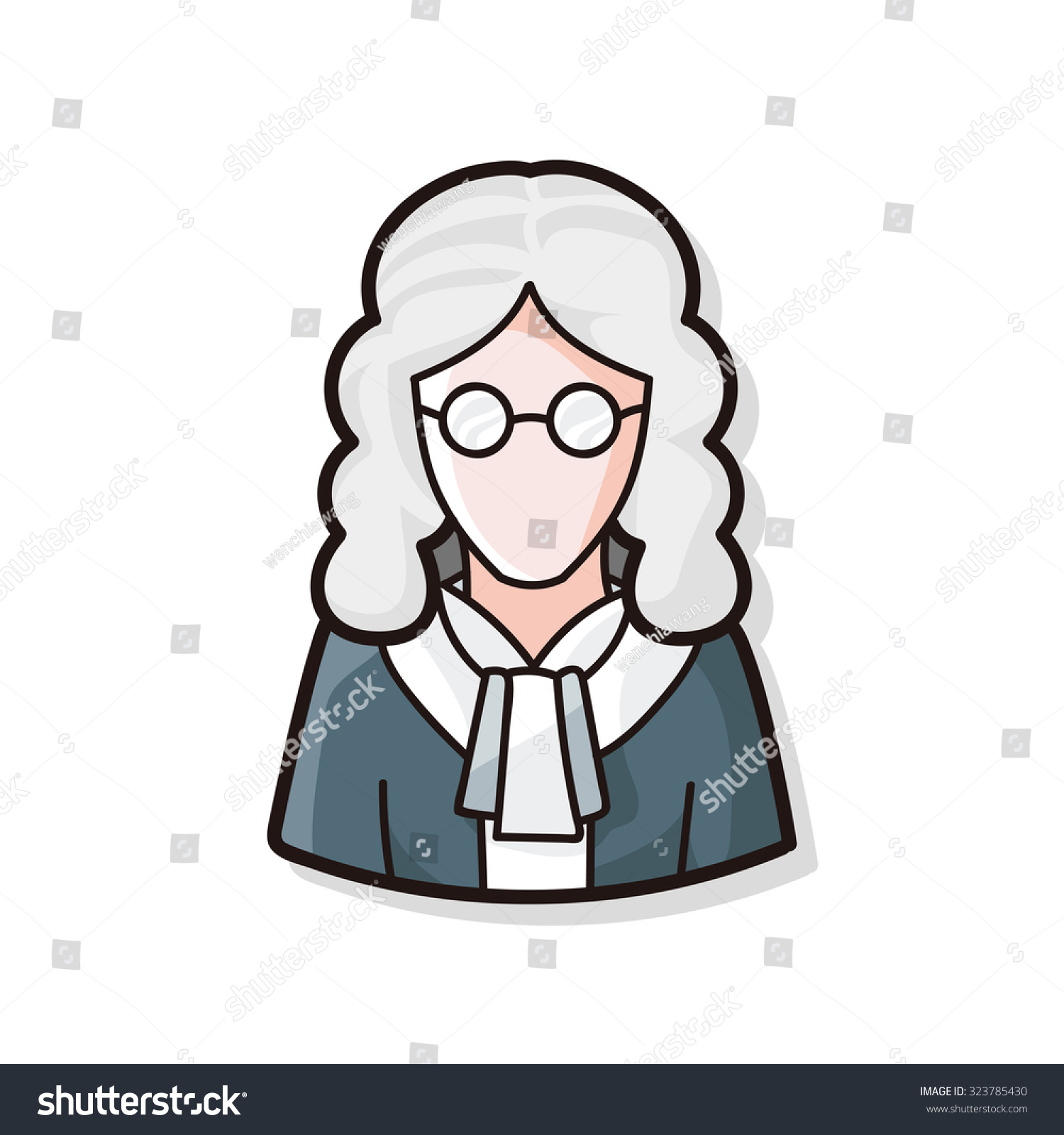 Judge Doodle Stock Vector (Royalty Free) 323785430 | Shutterstock
