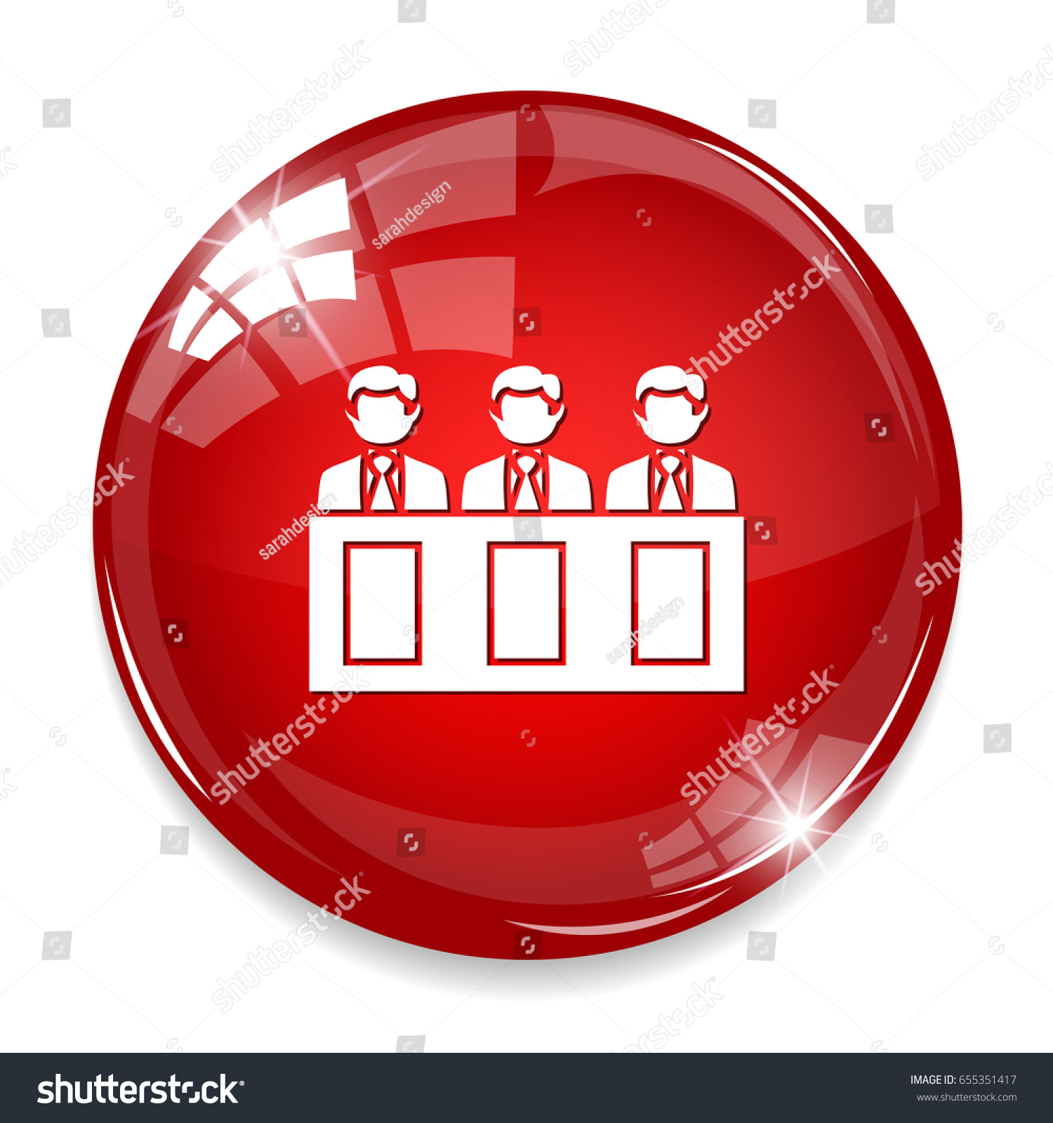 Judges Icon Stock Vector (Royalty Free) 655351417 | Shutterstock