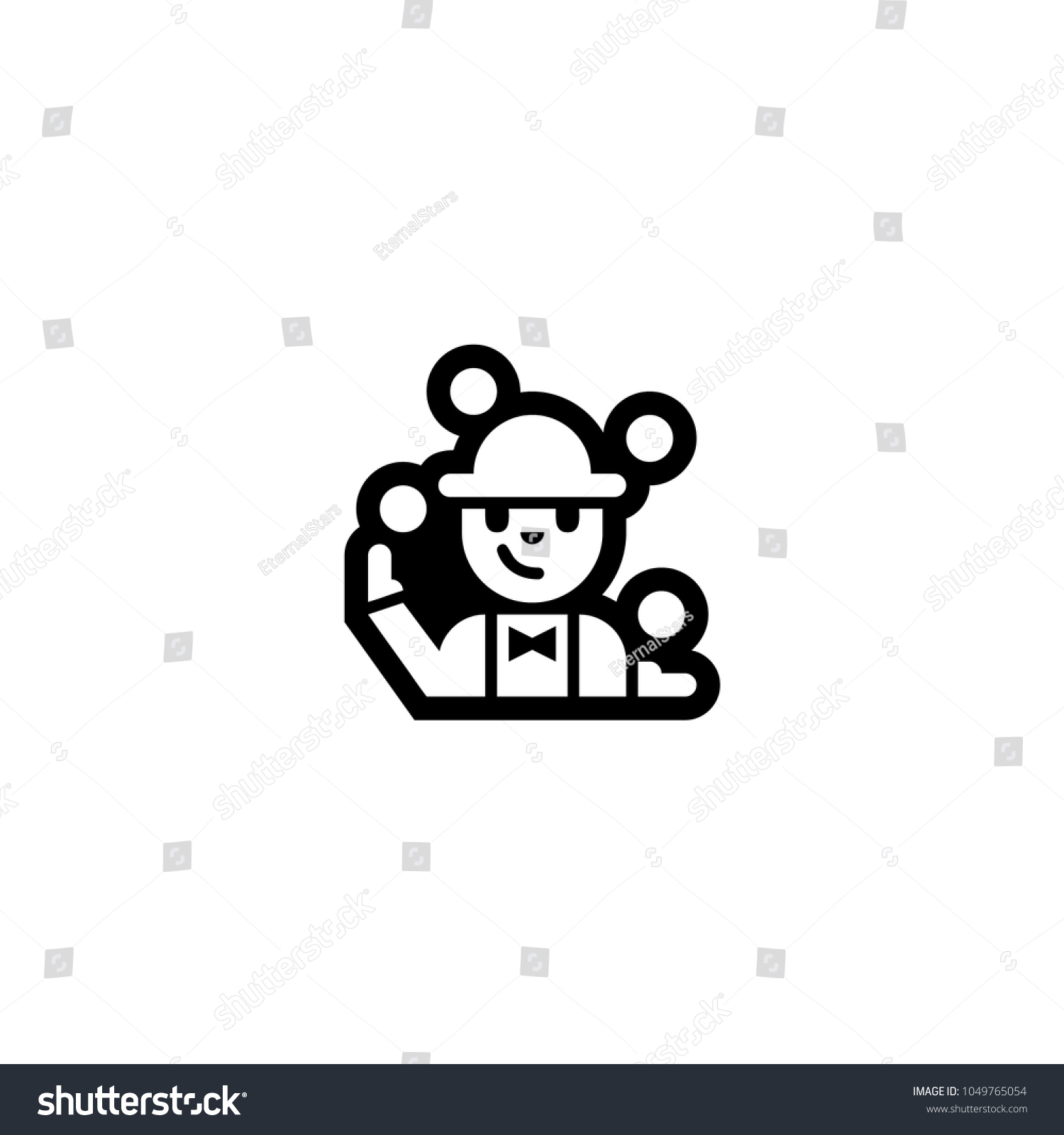 Juggling Icon Vector Juggling Character Stock Vector (Royalty Free ...