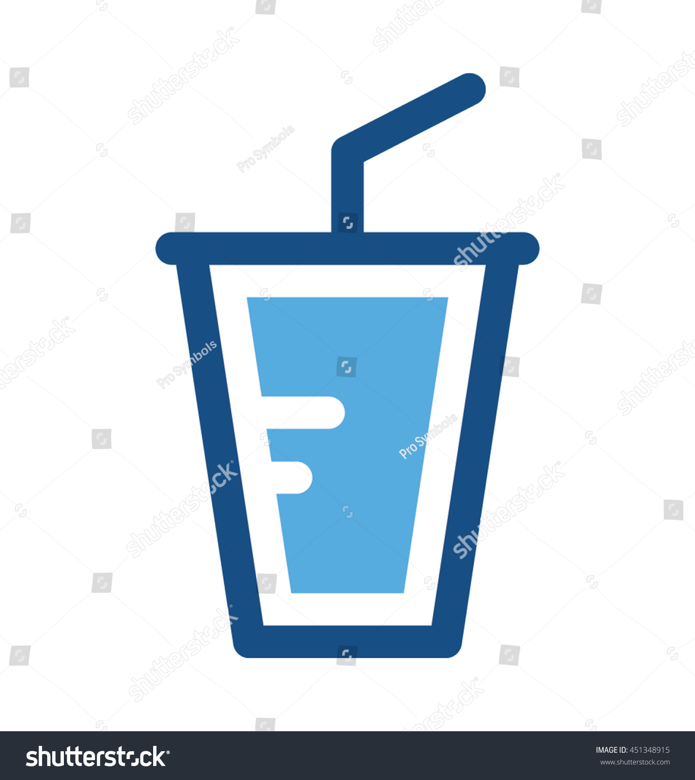 Juice Cup Vector Icon Stock Vector (Royalty Free) 451348915 | Shutterstock