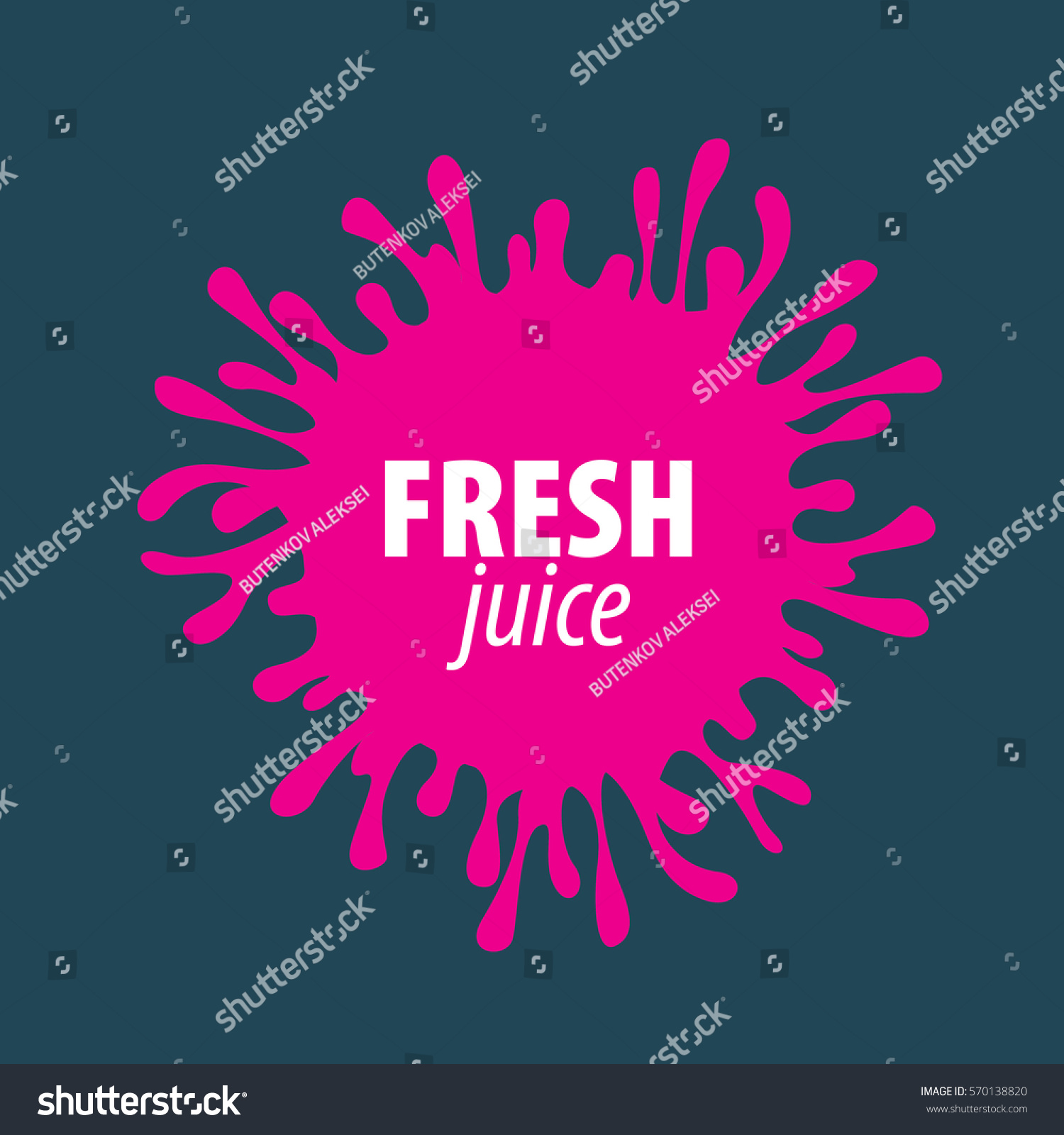 Juice Splash Vector Sign: เวกเตอร์สต็อก (ปลอดค่าลิขสิทธิ์) 570138820 ...