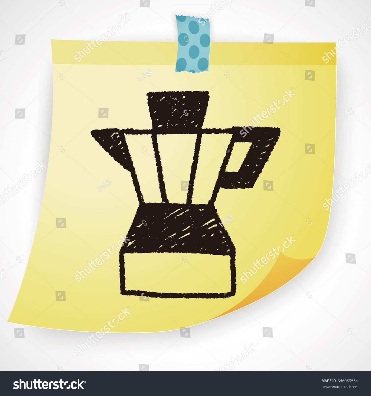 Juicer Doodle Drawing Stock Vector (Royalty Free) 346059554 | Shutterstock