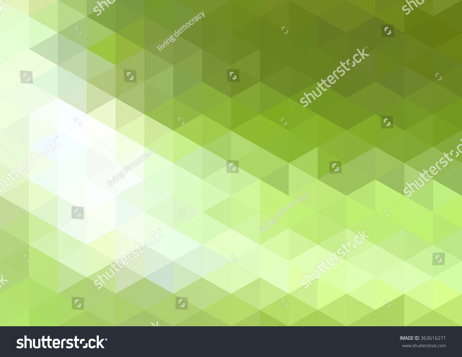 Juicy Grass Color Triangular Dynamic Pattern Stock Vector (Royalty Free ...