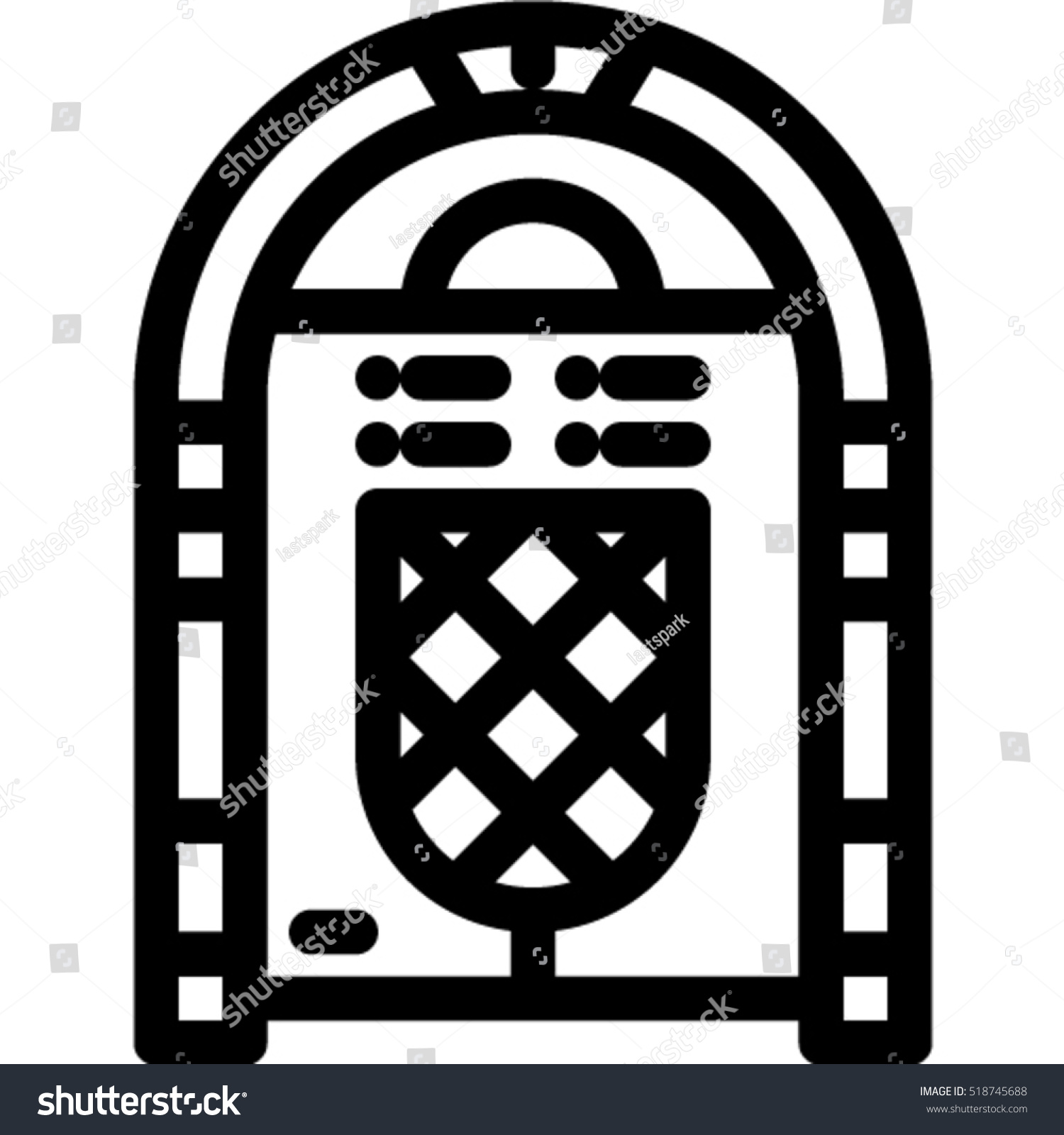Jukebox Icon Stock Vector (Royalty Free) 518745688 | Shutterstock