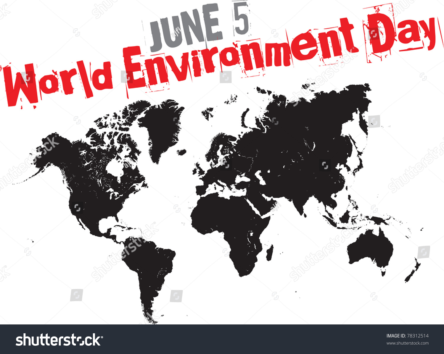 June 5 World Environment Day Stock Vector (Royalty Free) 78312514 ...