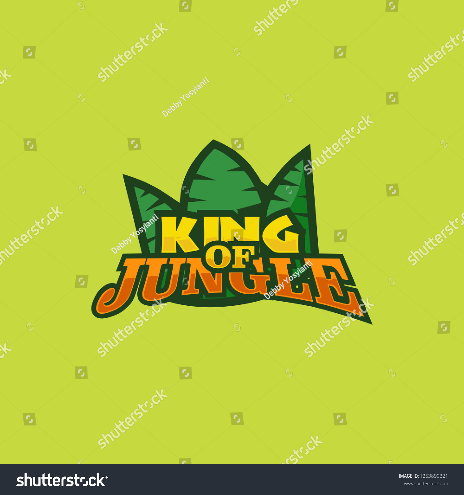 Jungle Logo Design Stock Vector (Royalty Free) 1253899321 | Shutterstock