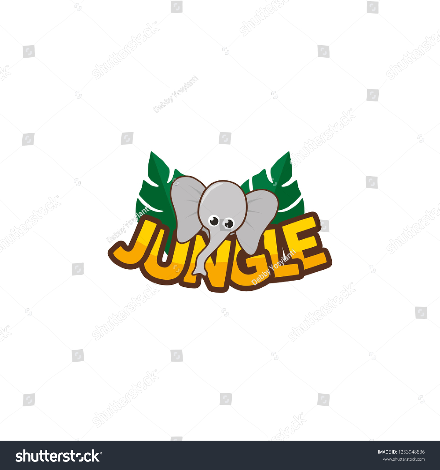 Jungle Logo Design Stock Vector (Royalty Free) 1253948836 | Shutterstock