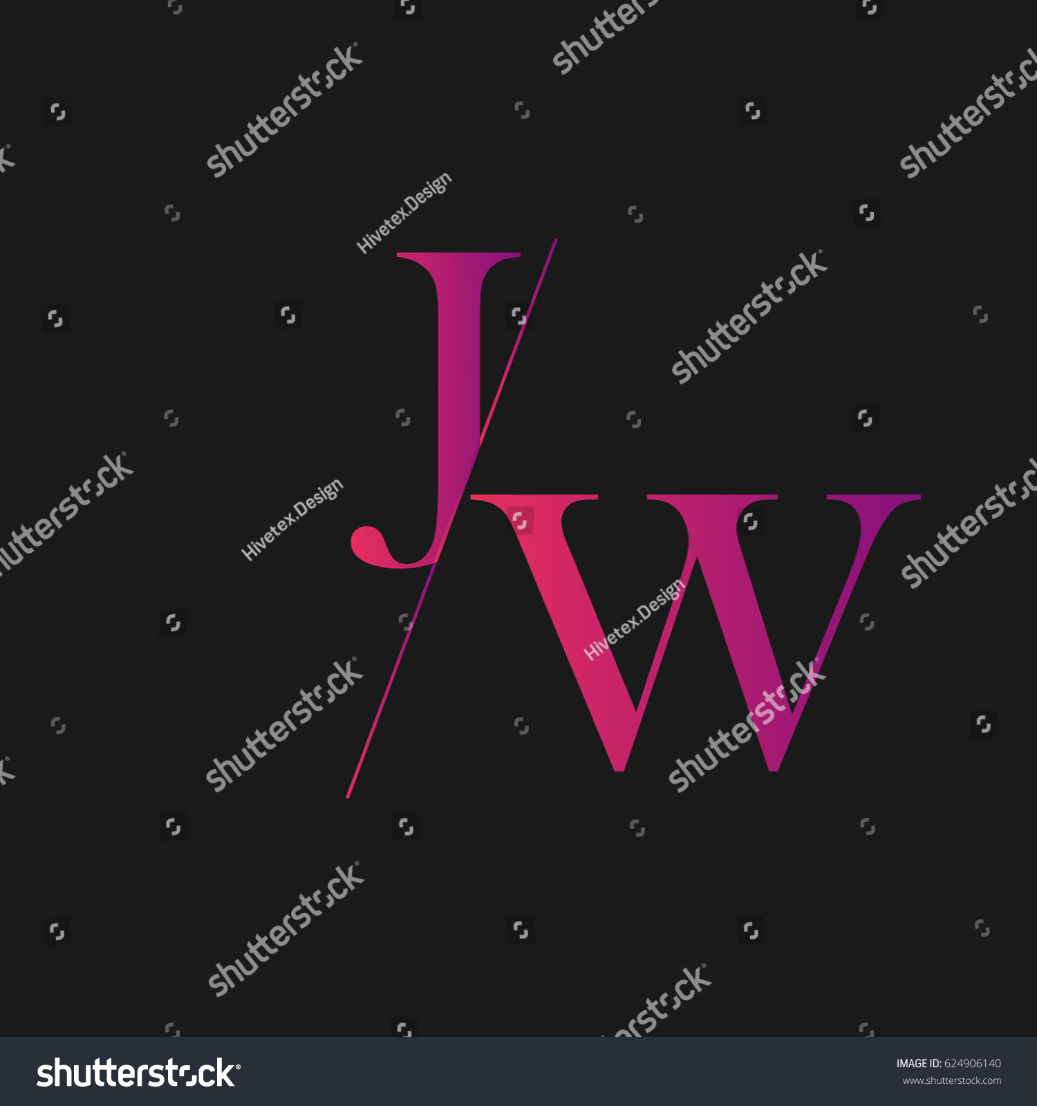 Jw Logo Stock Vector (Royalty Free) 624906140 | Shutterstock