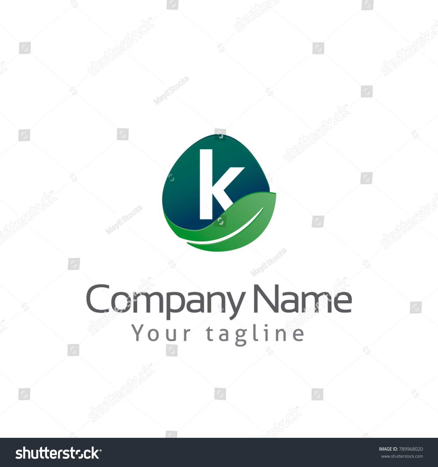 K Letter Logo Template Stock Vector (Royalty Free) 789968020 | Shutterstock