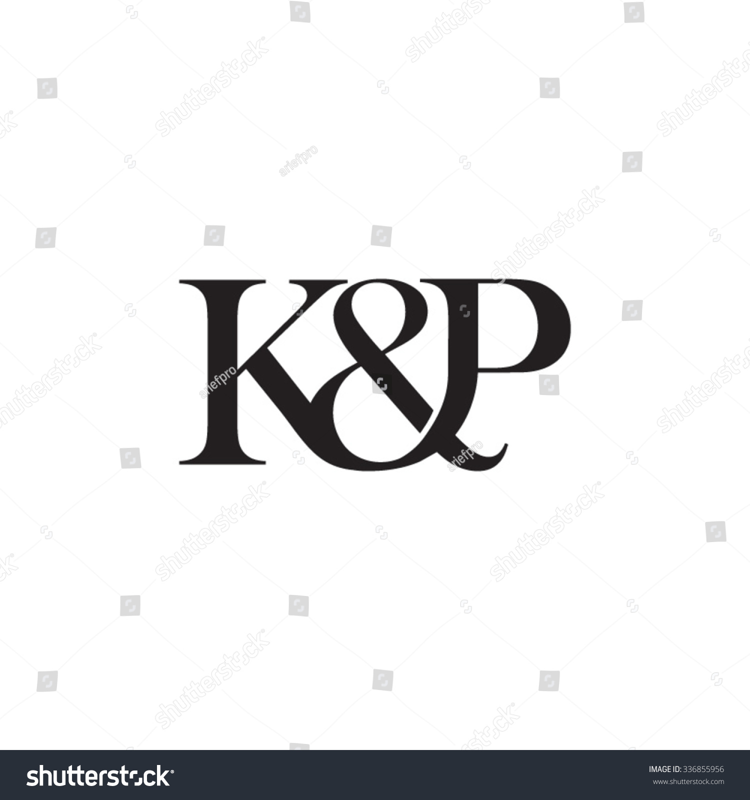 Kp Initial Logo Ampersand Monogram Logo Stock Vector (Royalty Free ...