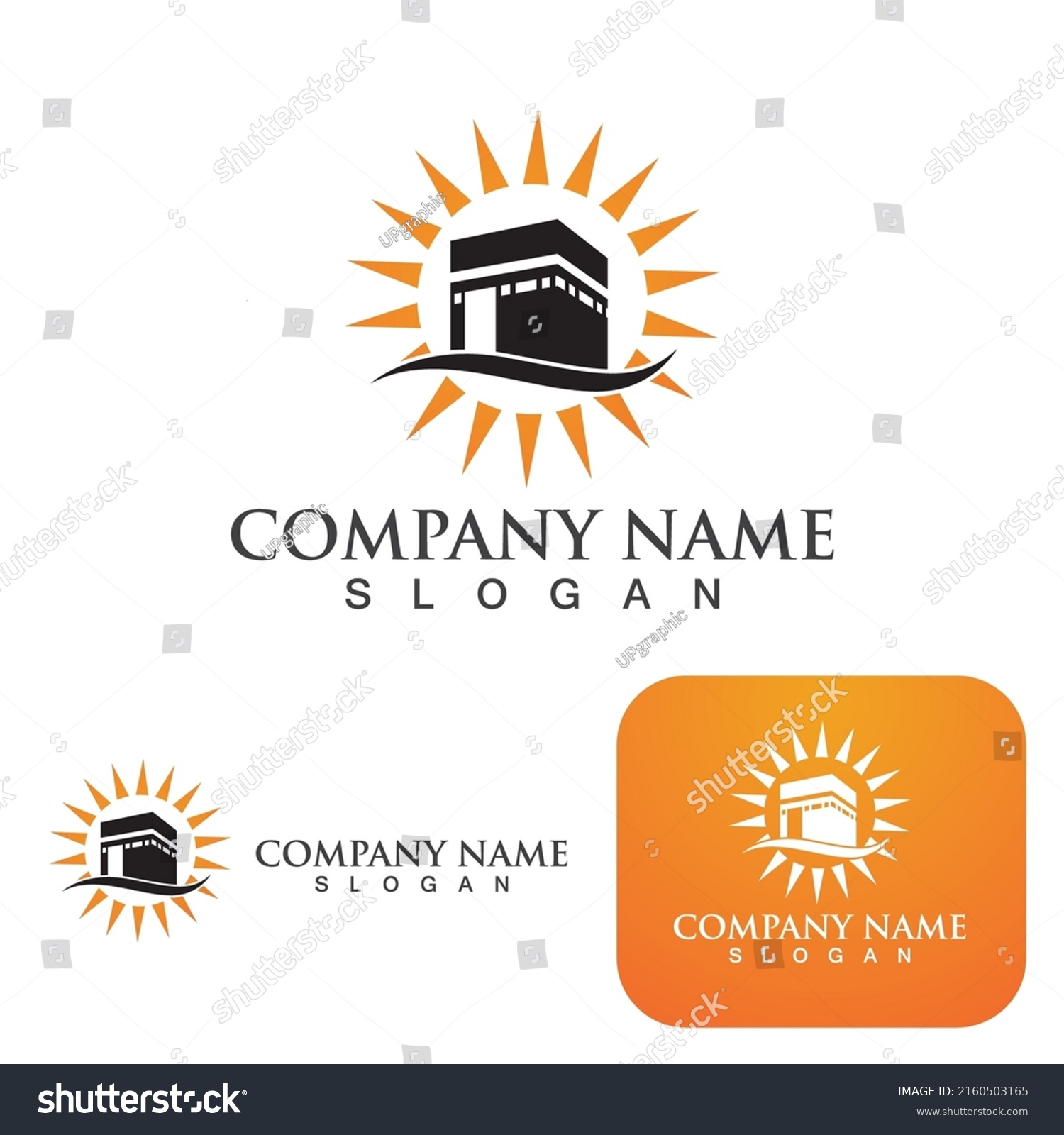 Kaaba Logo Symbol Vector Element Stock Vector (Royalty Free) 2160503165 ...