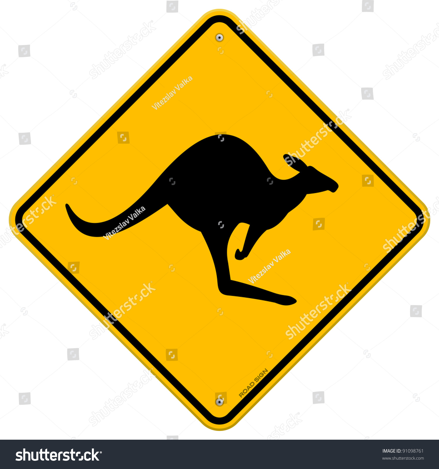 1,386 "kangaroo warning sign" Images, Stock Photos & Vectors | Shutterstock