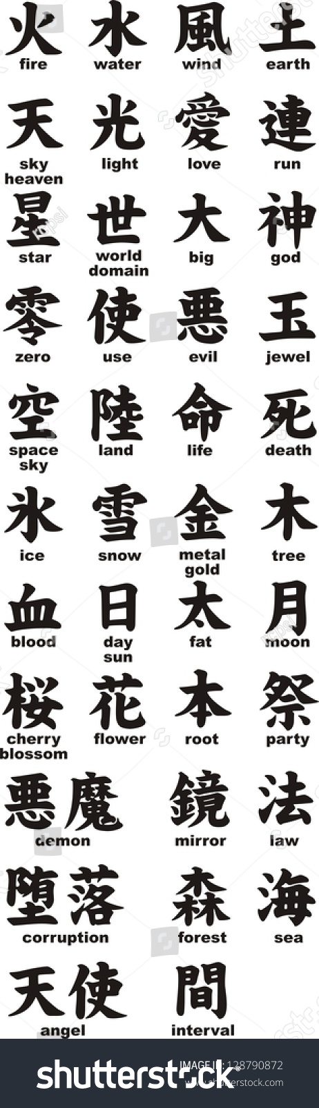 2,343 Japanese ideogram Images, Stock Photos & Vectors | Shutterstock