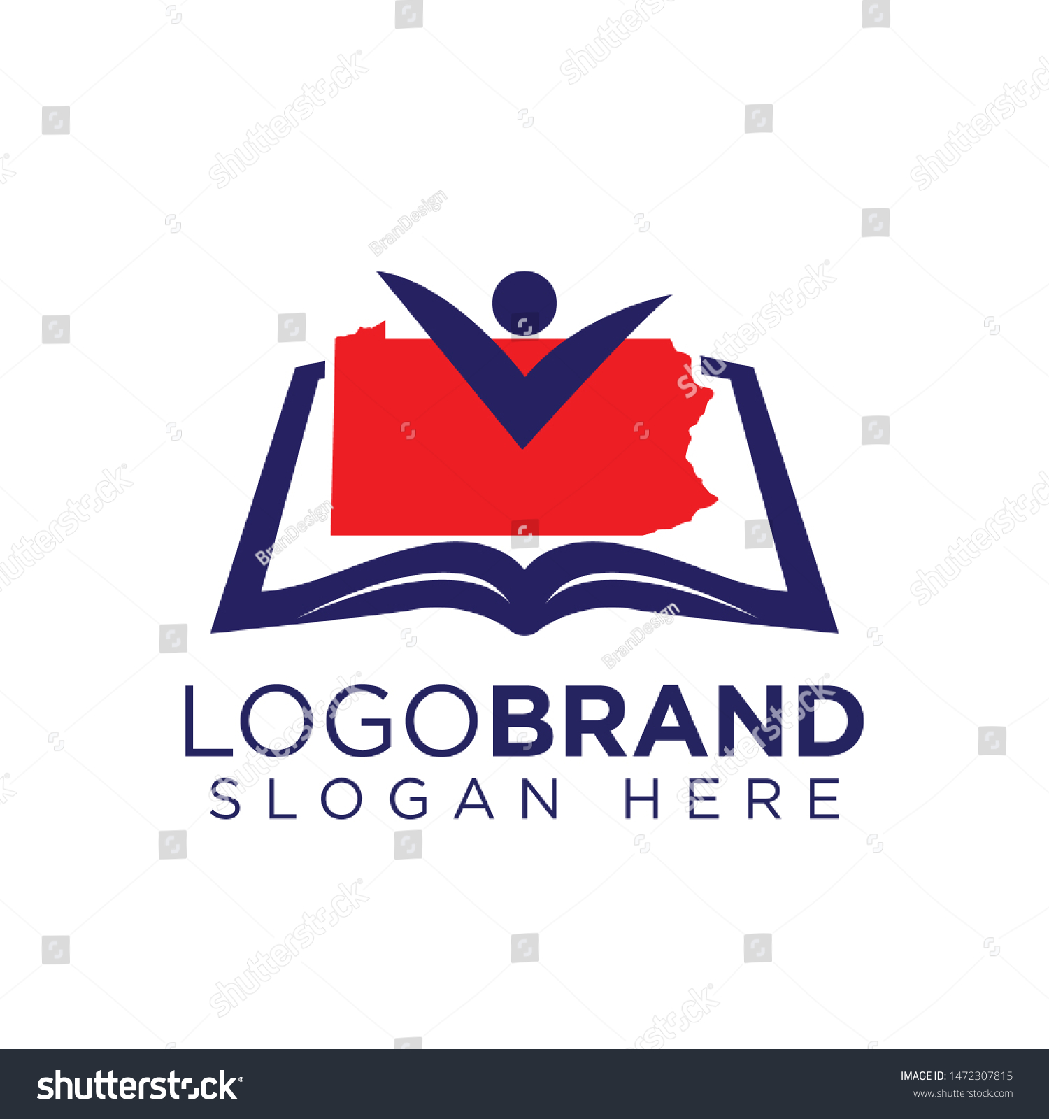 Kansas Education Logo Vector Template Stock Vector (Royalty Free ...