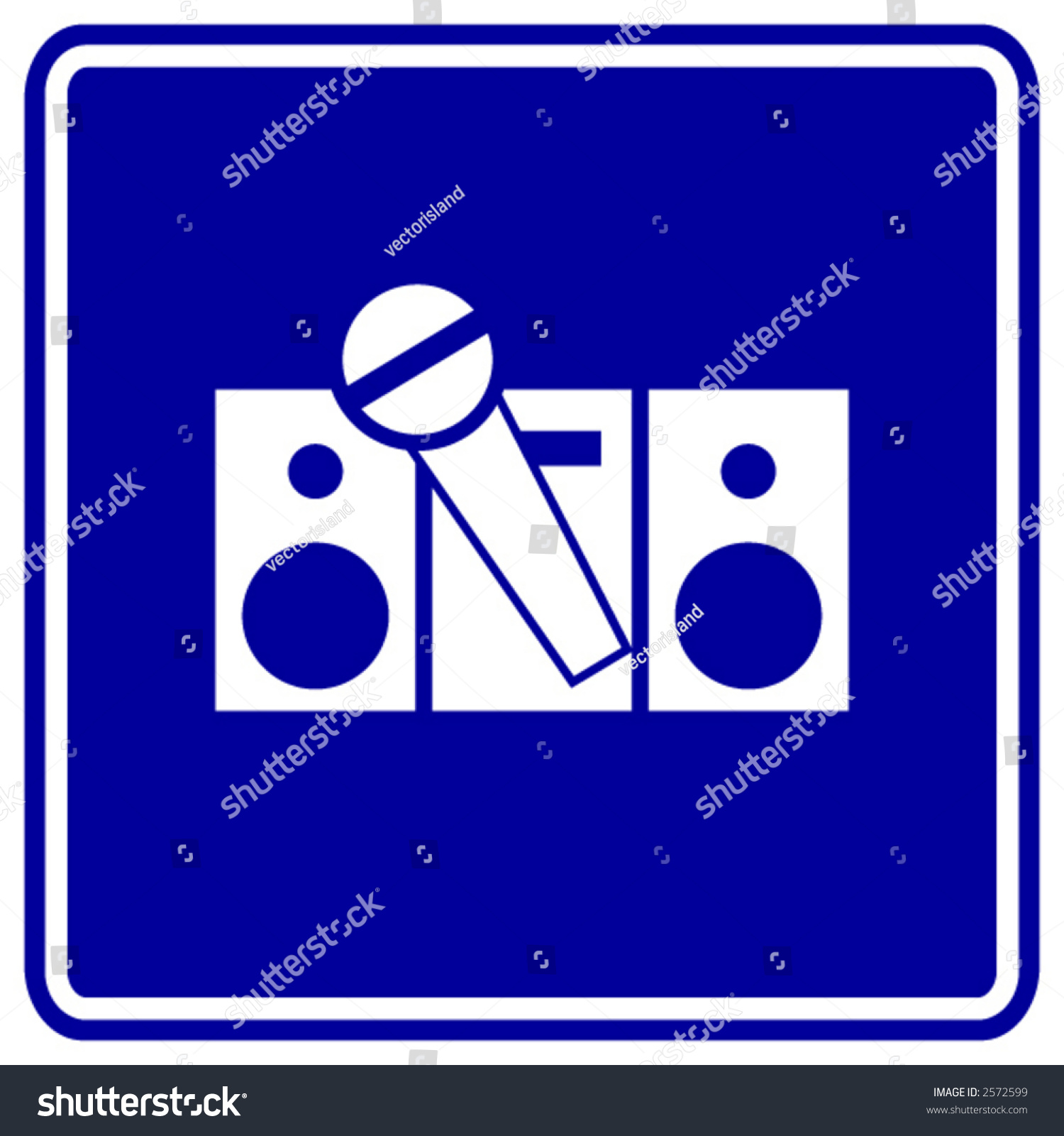 Karaoke Sign Stock Vector (Royalty Free) 2572599