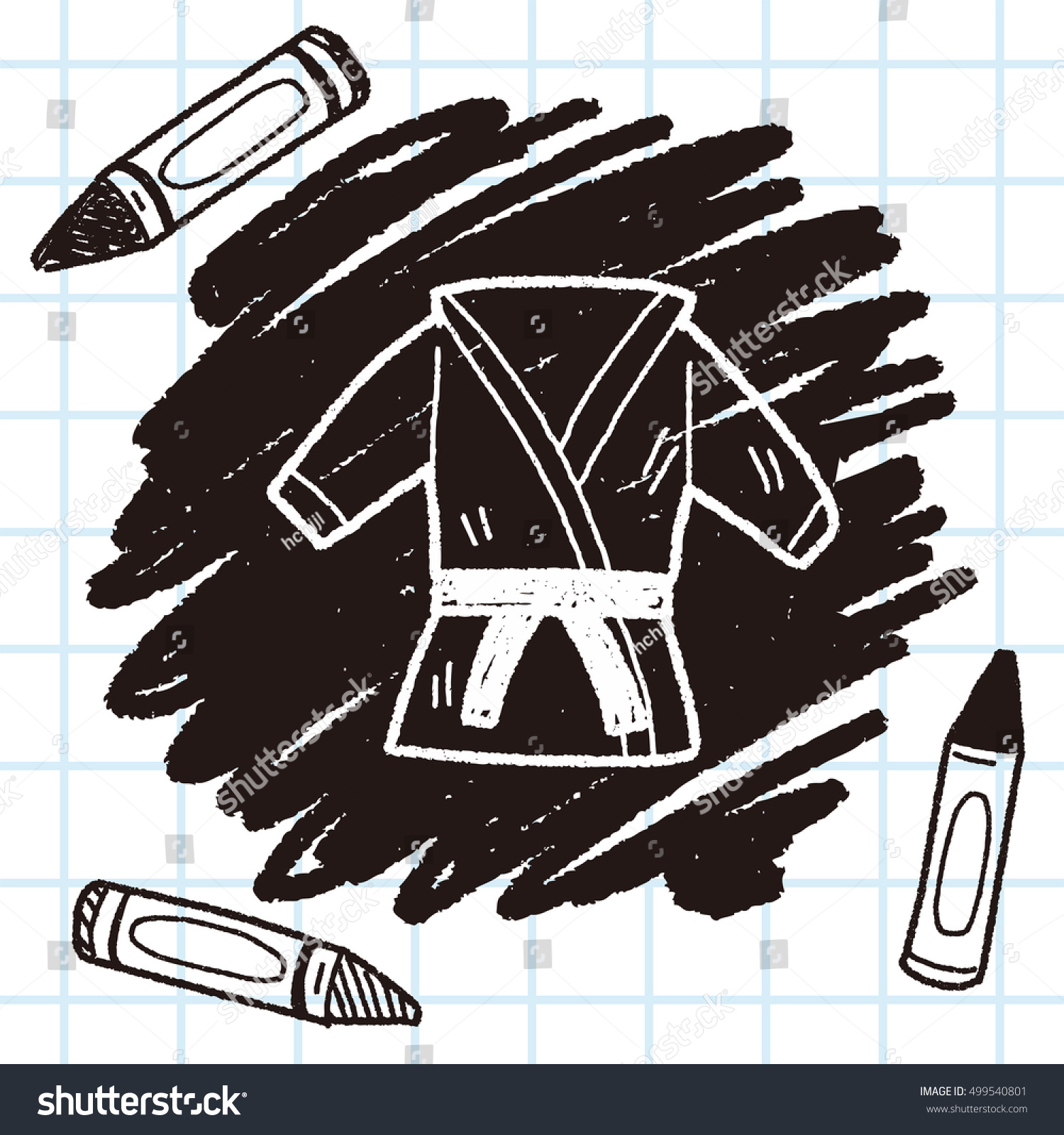 Karate Doodle Stock Vector (Royalty Free) 499540801 | Shutterstock