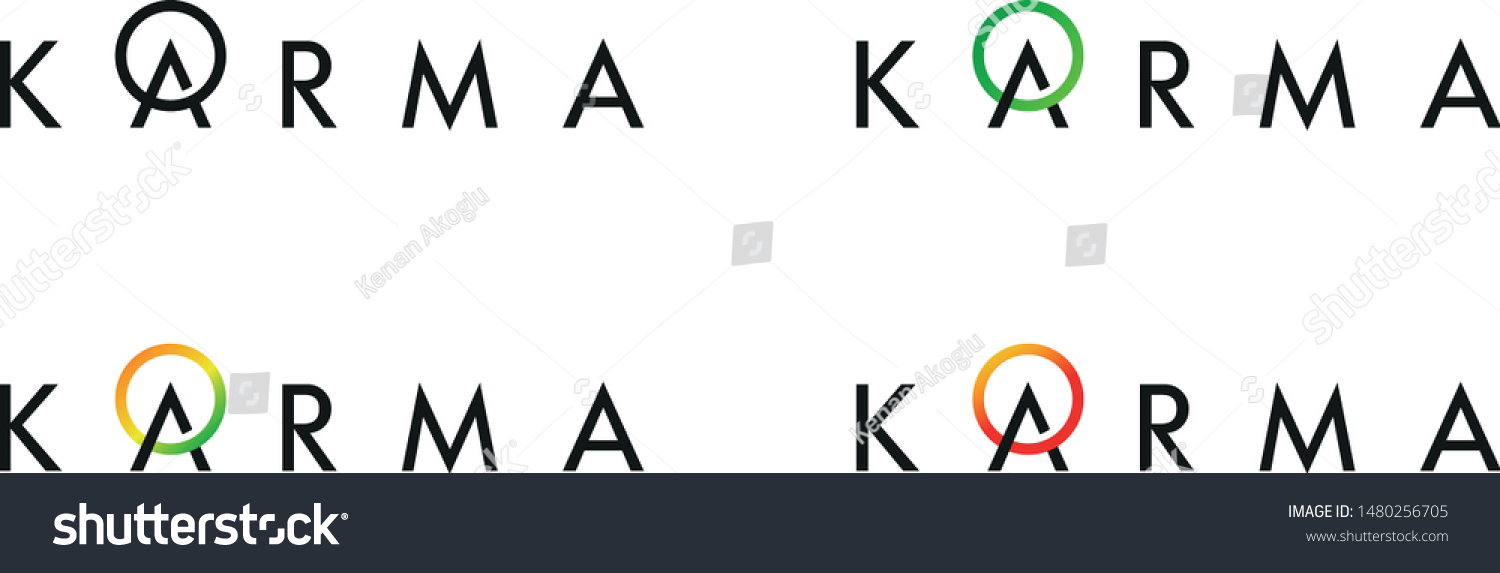 Karma Logo Vector Symbol Art Stock Vector (Royalty Free) 1480256705 ...